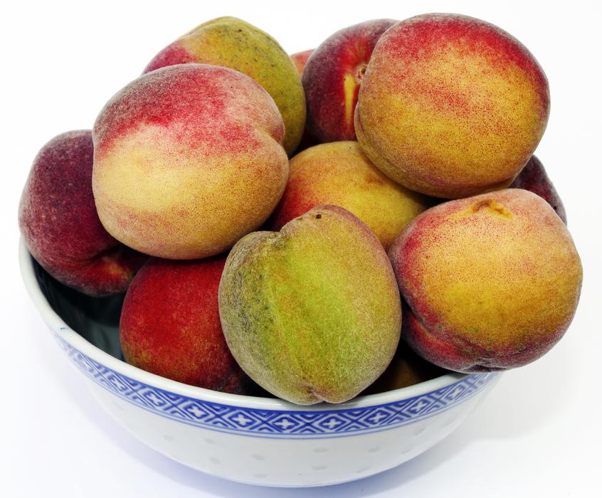 Peach Stone Fruit Bowl Round free image download