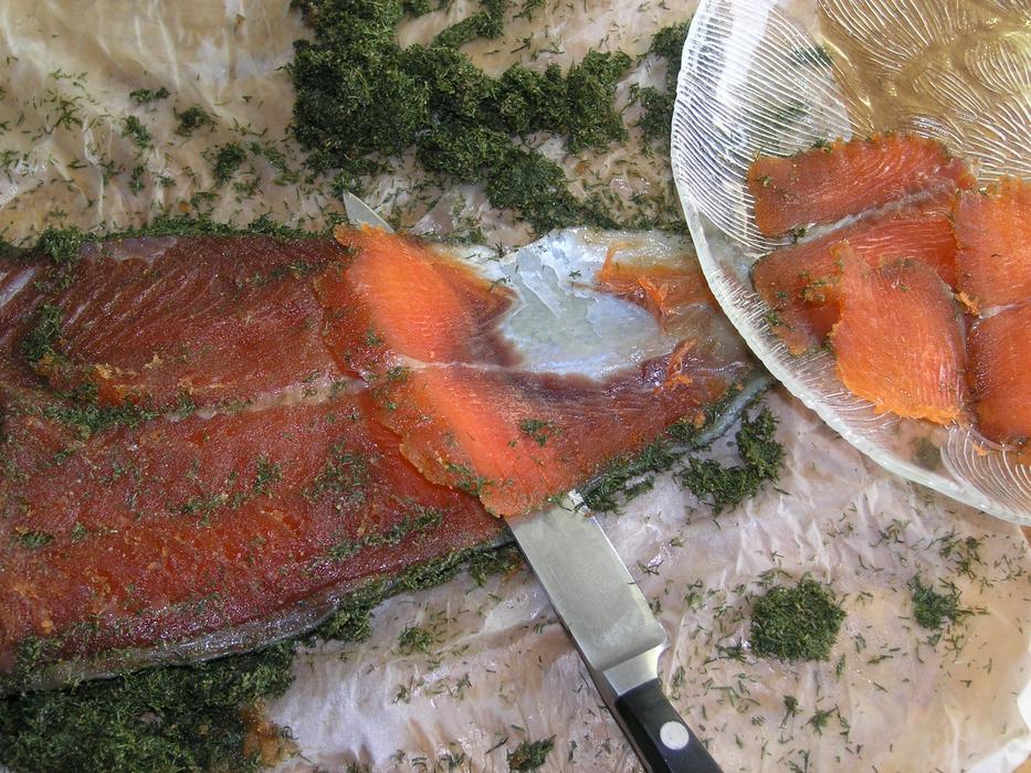 Salmon Gravlax Fish free image download