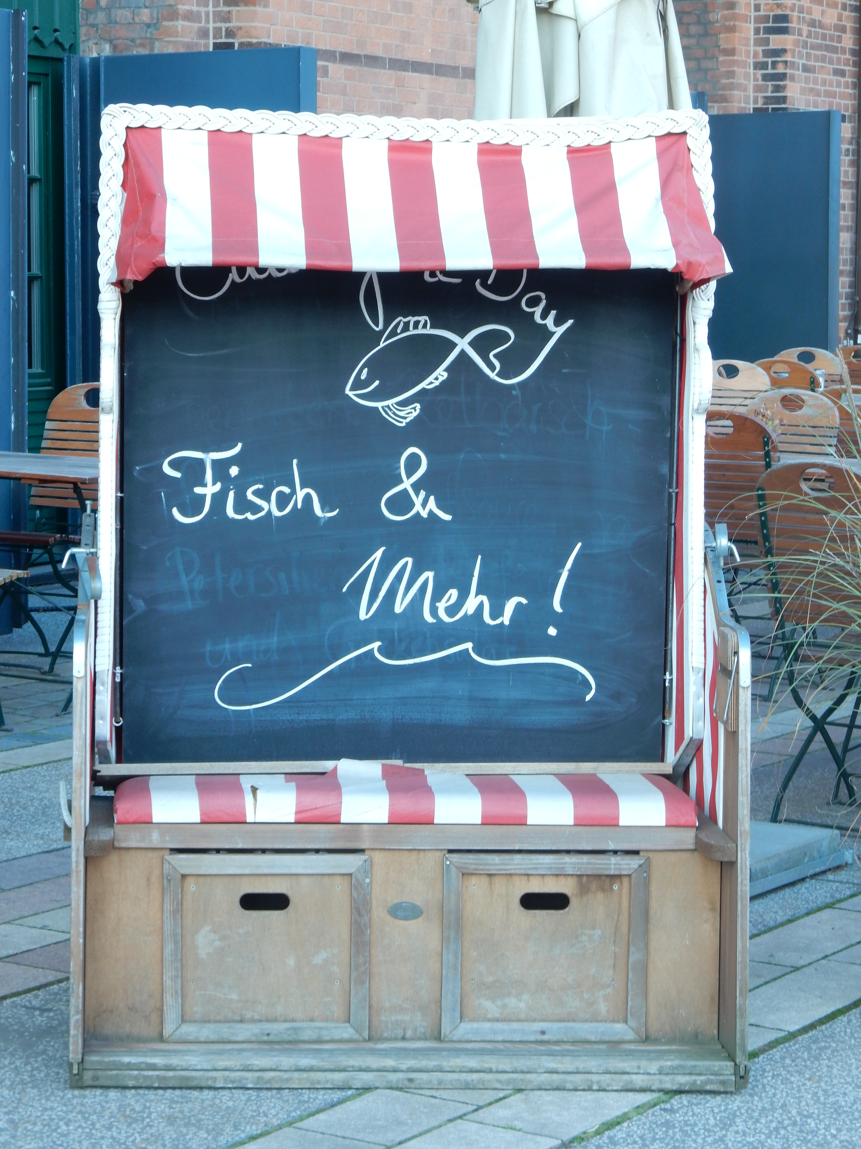 Beach Chair Caption Board free image download