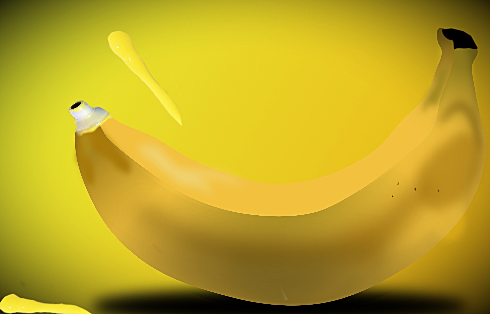 Picture of bright banana free image download