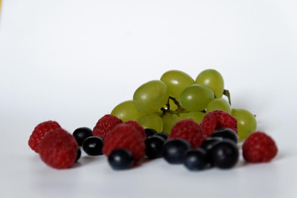 Blueberries Raspberries Grapes free image download