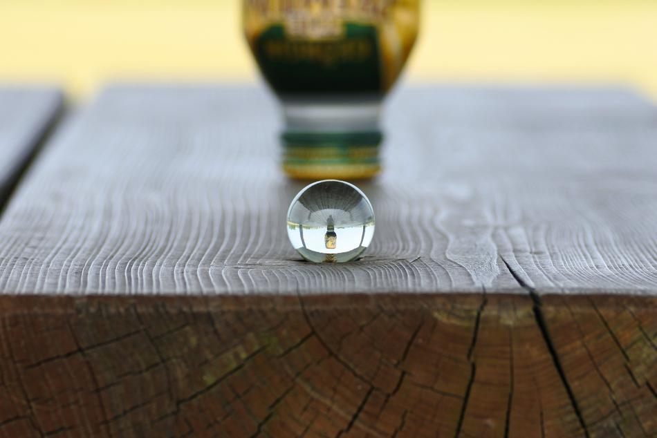 Glass ball on table free image download