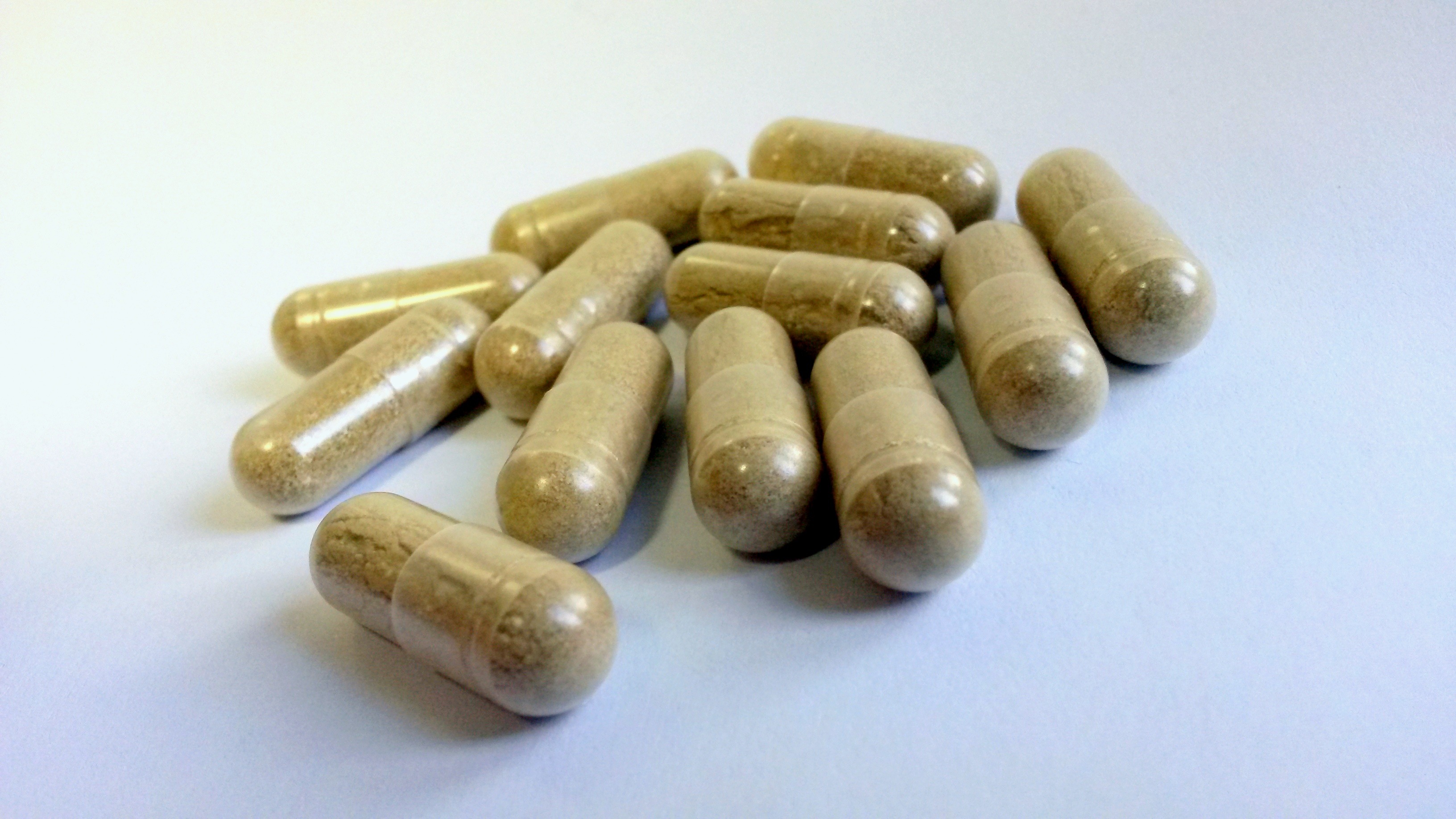 Transparent Capsules with Herbal Medicine free image download