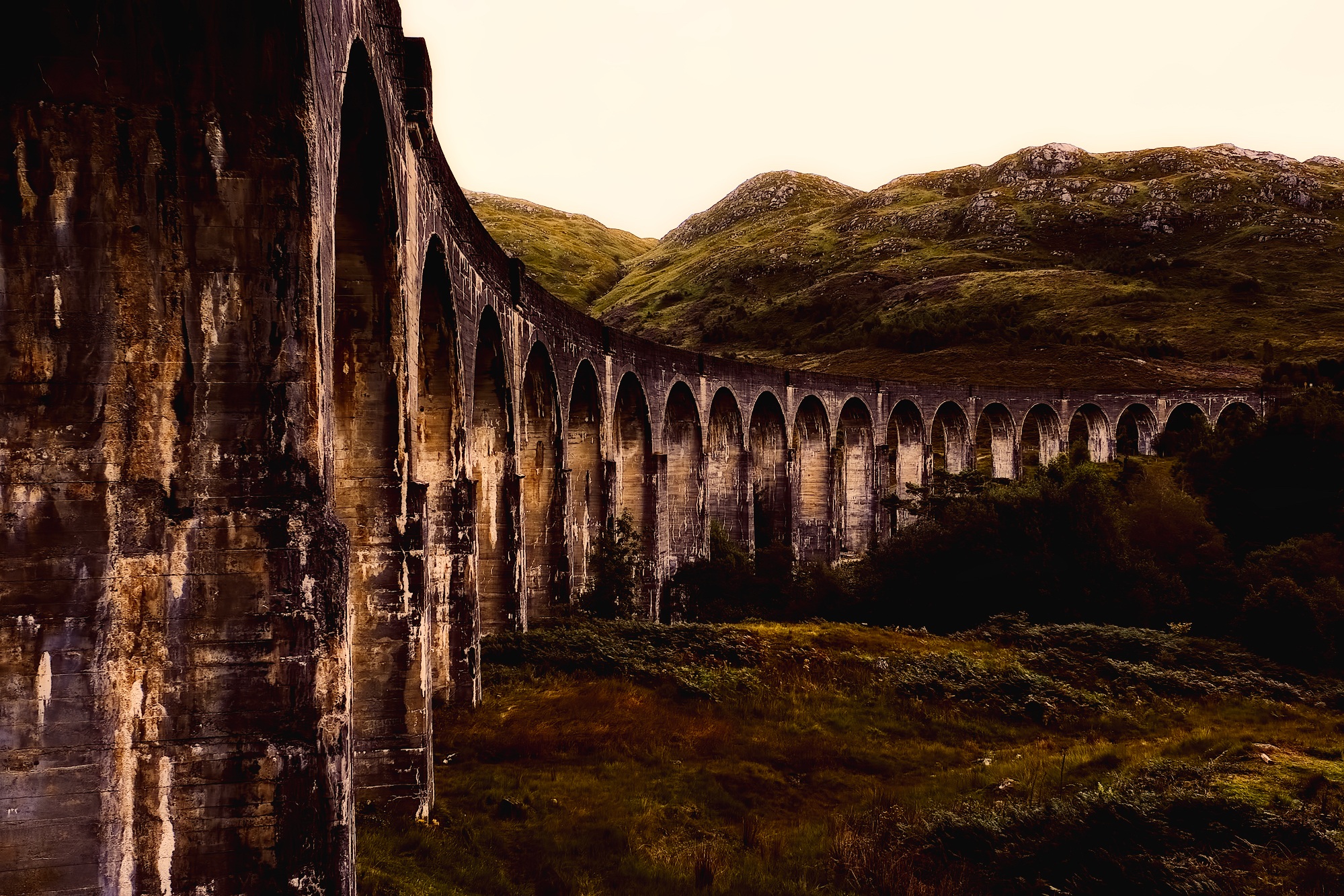 Beautiful Viaduct Structure free image download