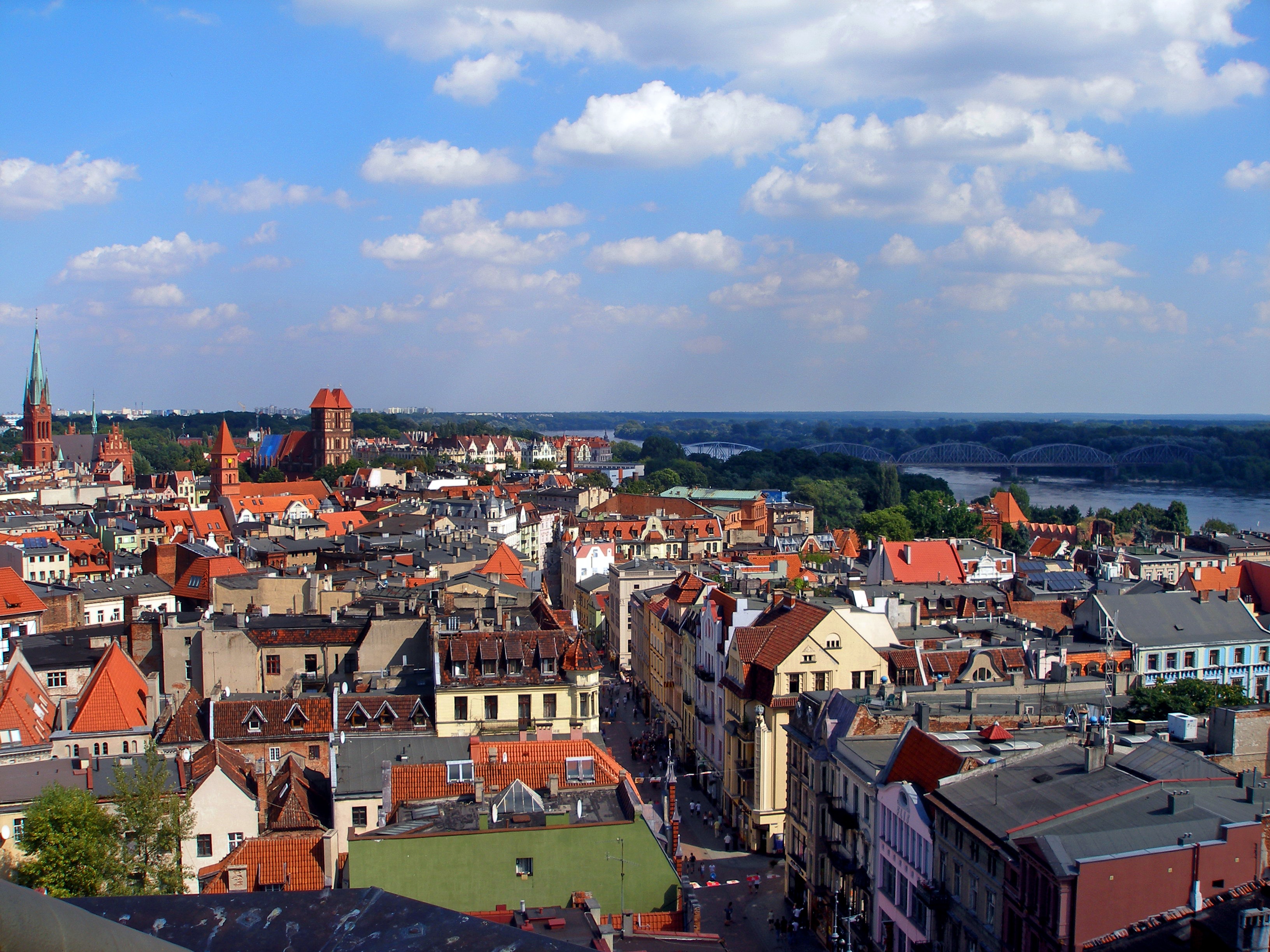 Torun Wisla town free image download