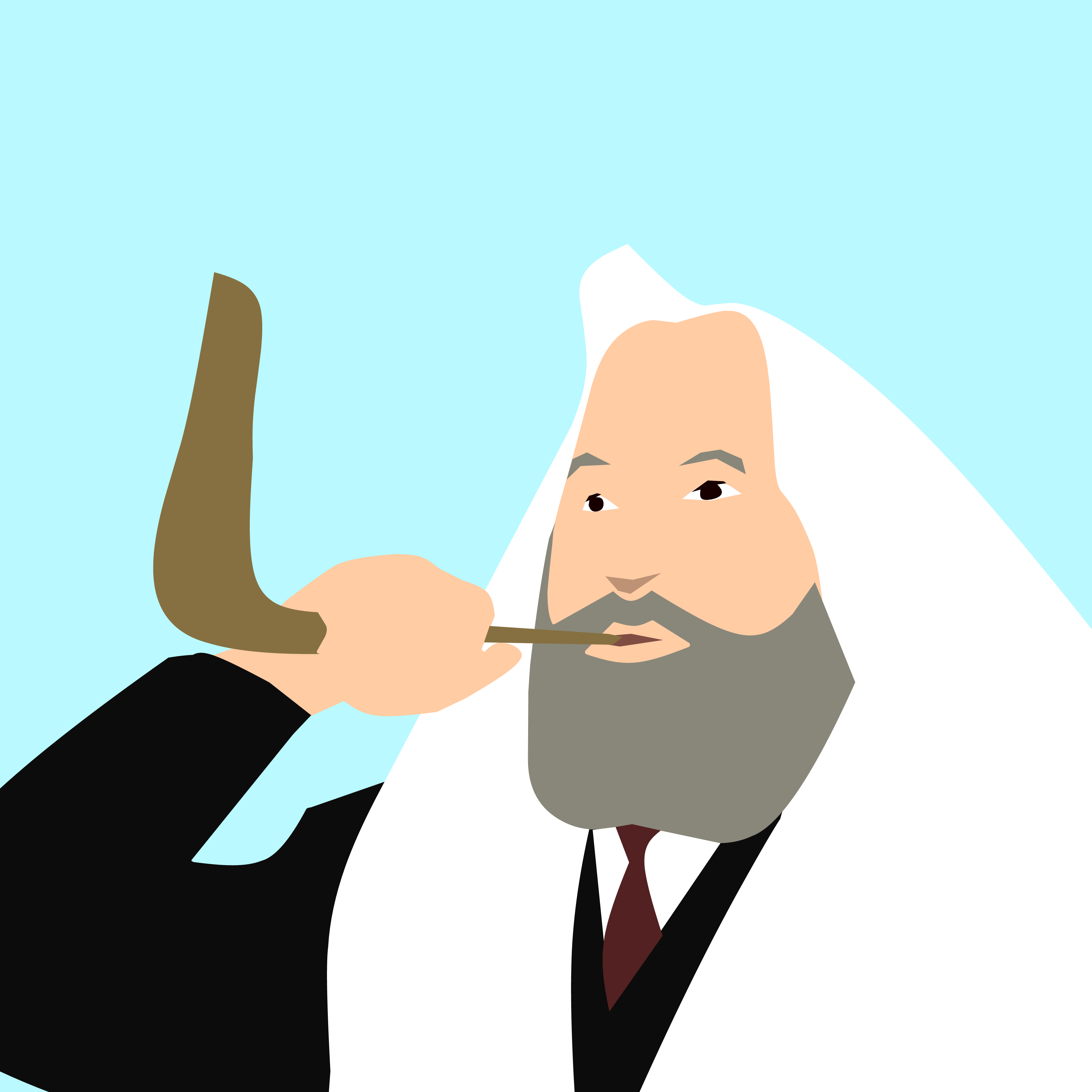 Judaism shofar rabbi person drawing free image download