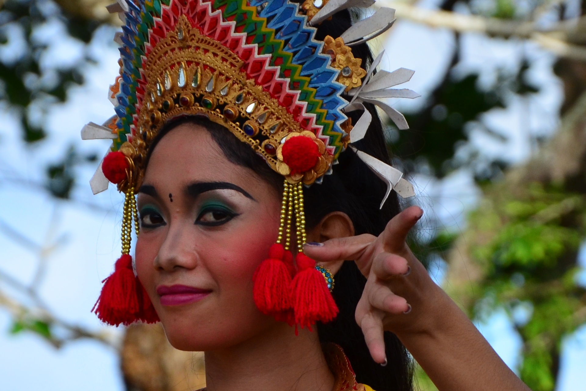 Bali Dance Indonesia girl free image download