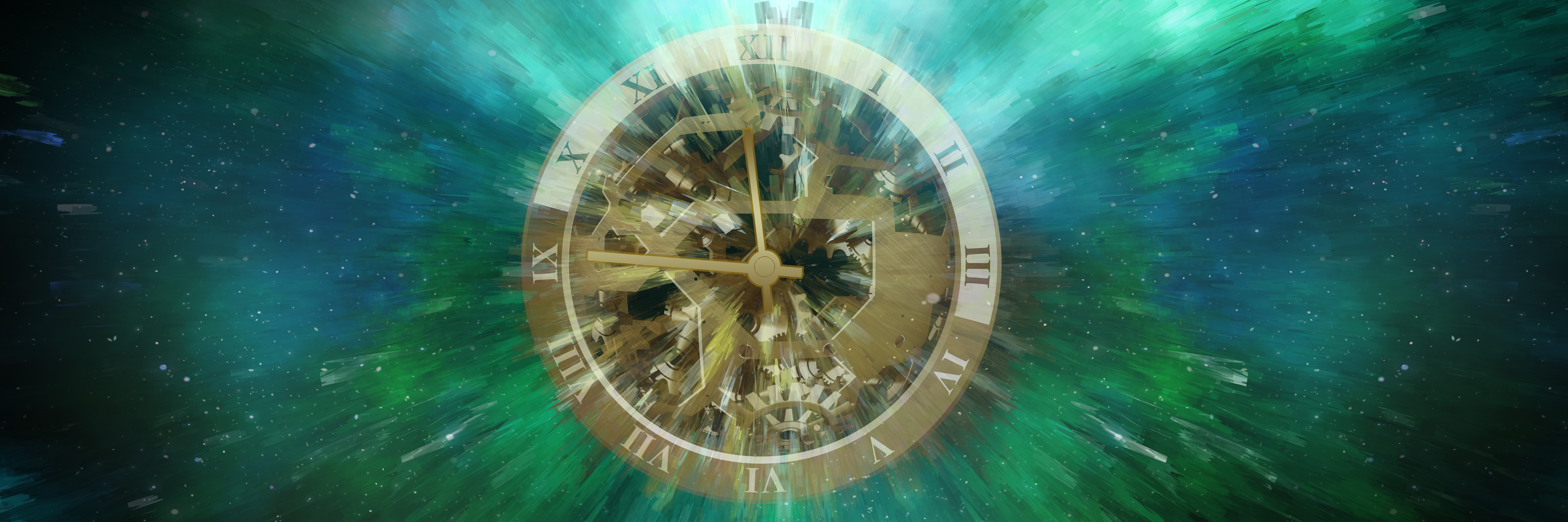 Banner header time clock drawing free image download