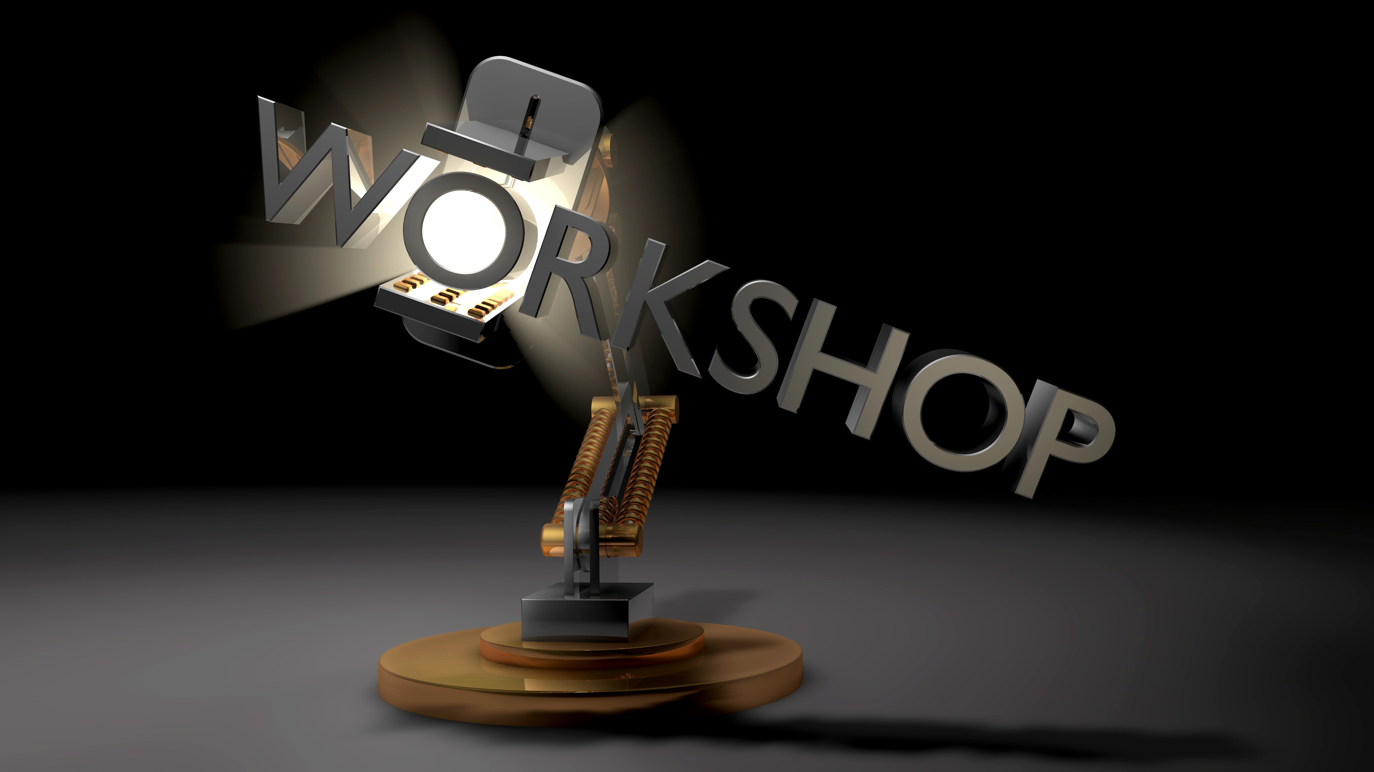Workshop light lamp animation free image download