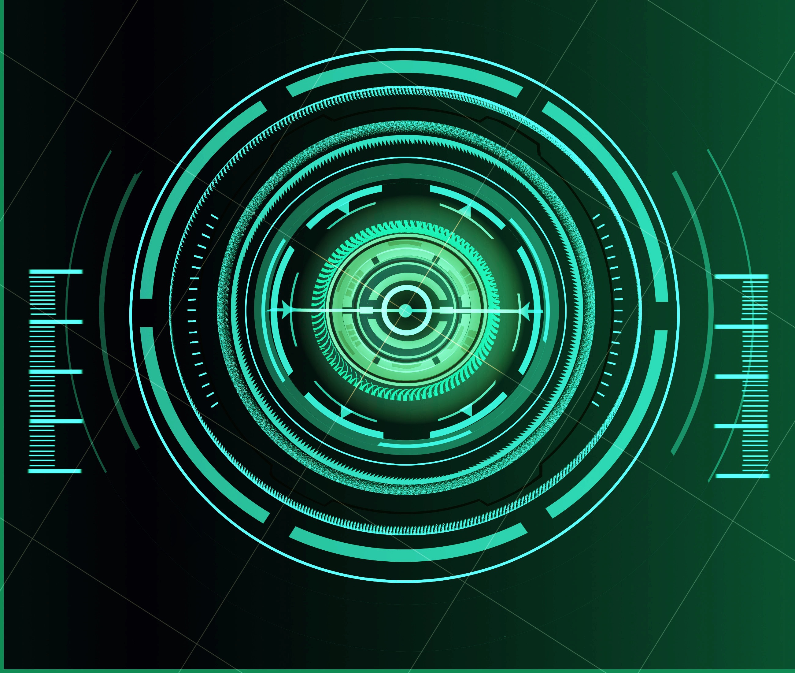 Beautiful, neon green and turquoise pattern, at green background free ...