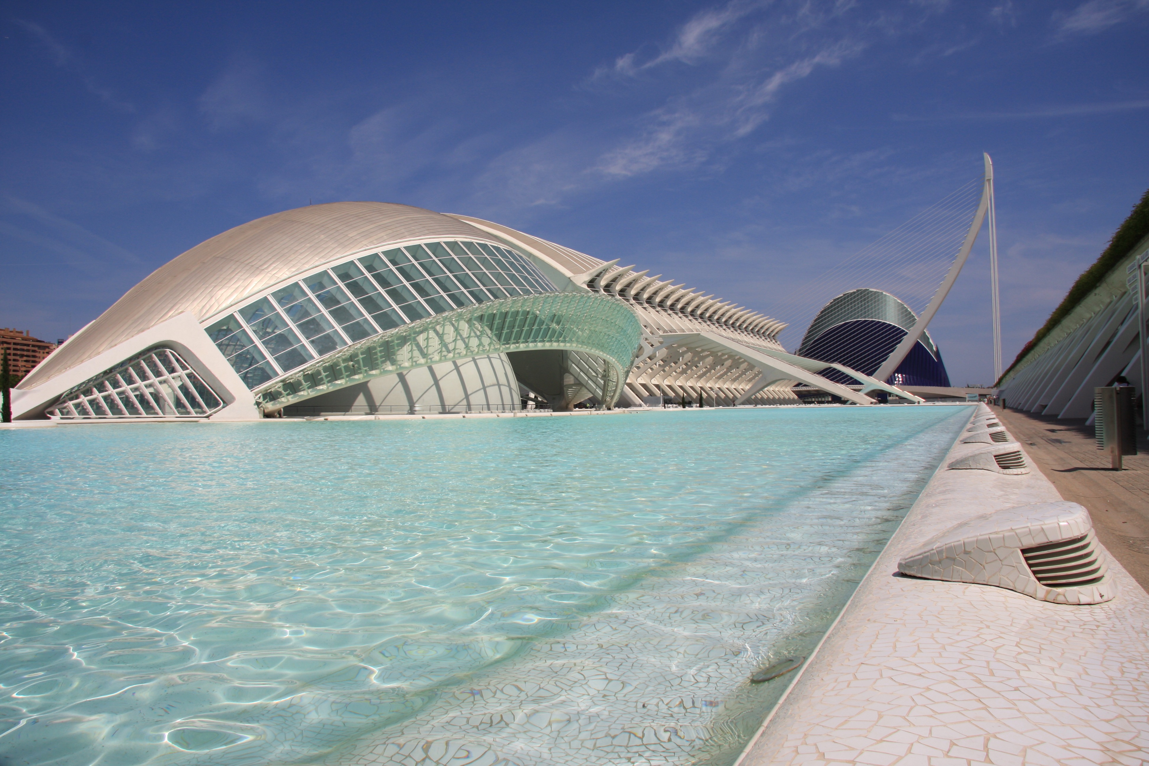 Landscape of Valencia City Of Arts And Sciences free image download
