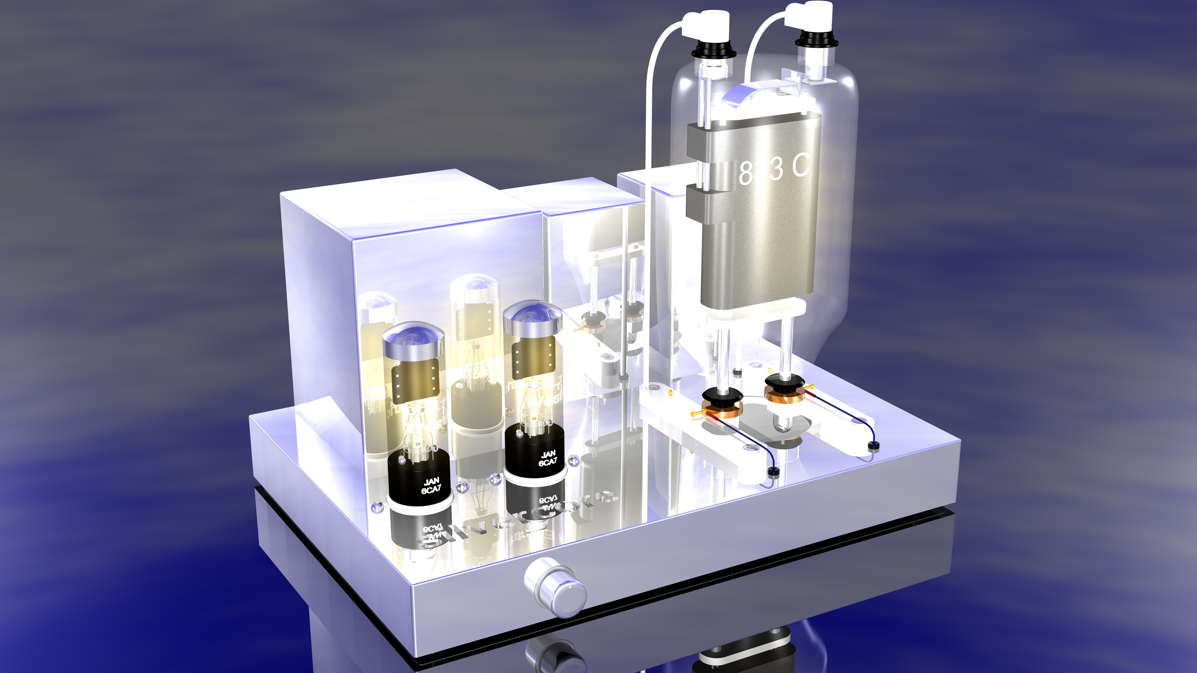 Tube amplifier in the laboratory free image download