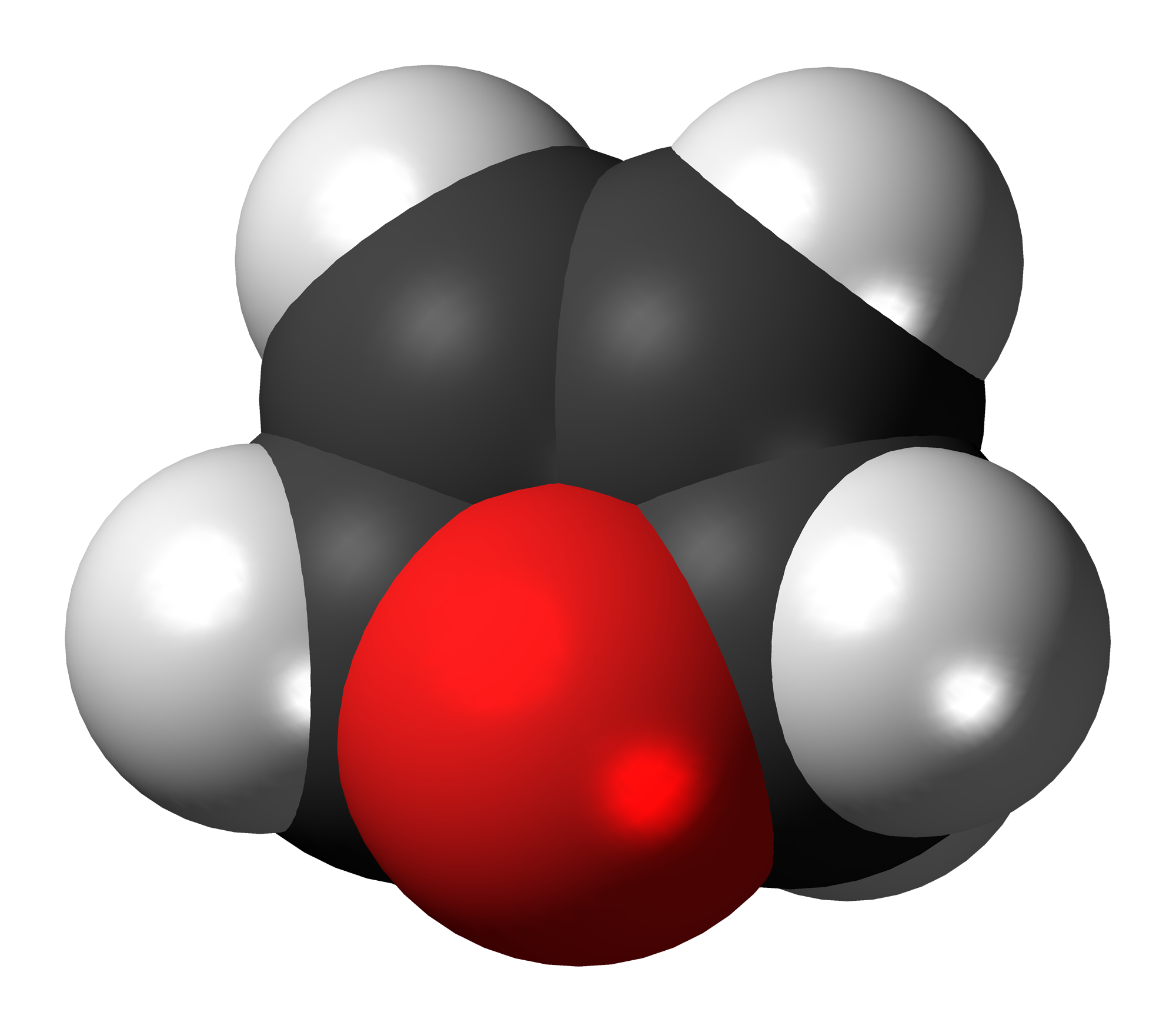 Oxolene molecule, atoms free image download