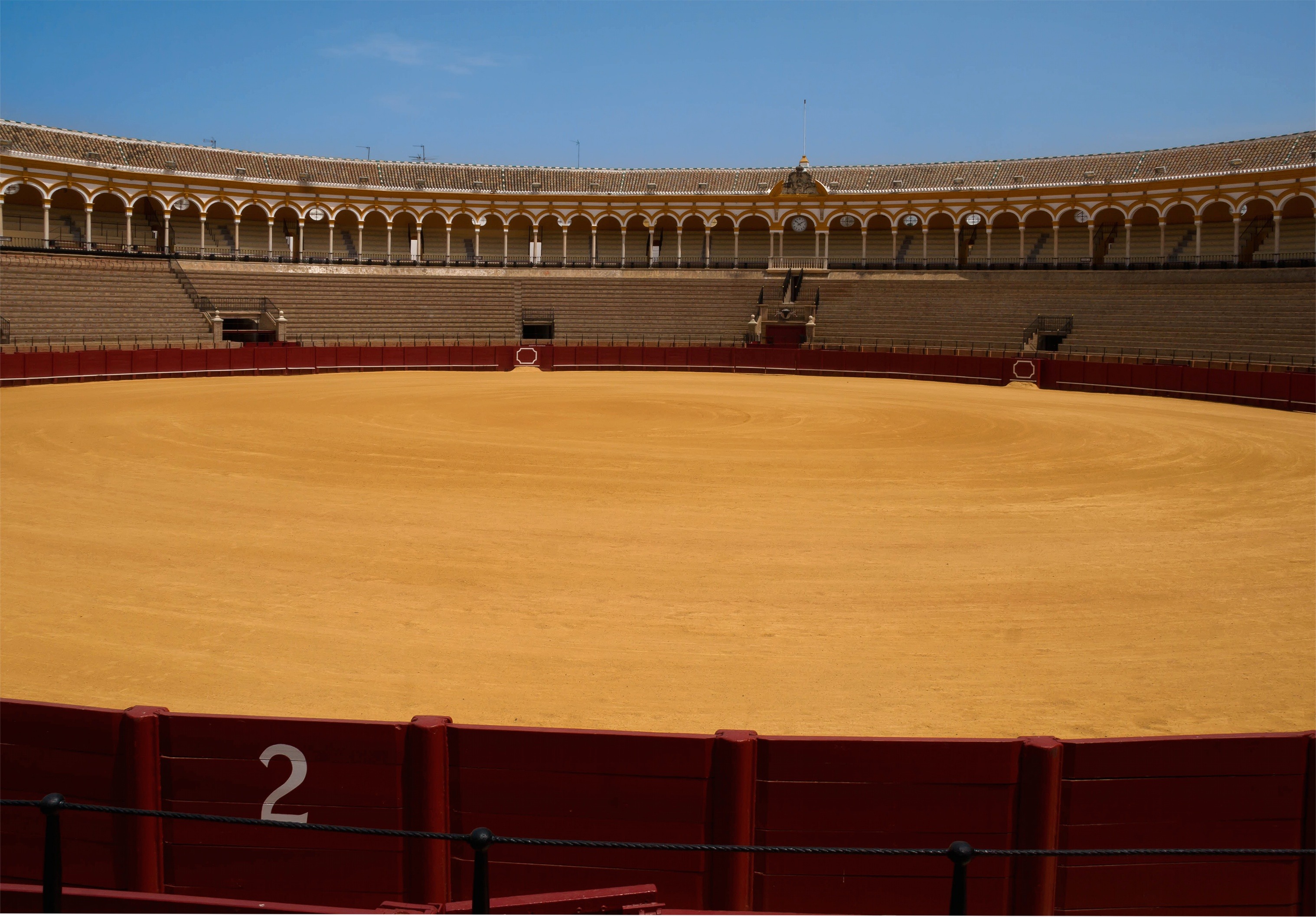 Bullring in Seville Spain free image download