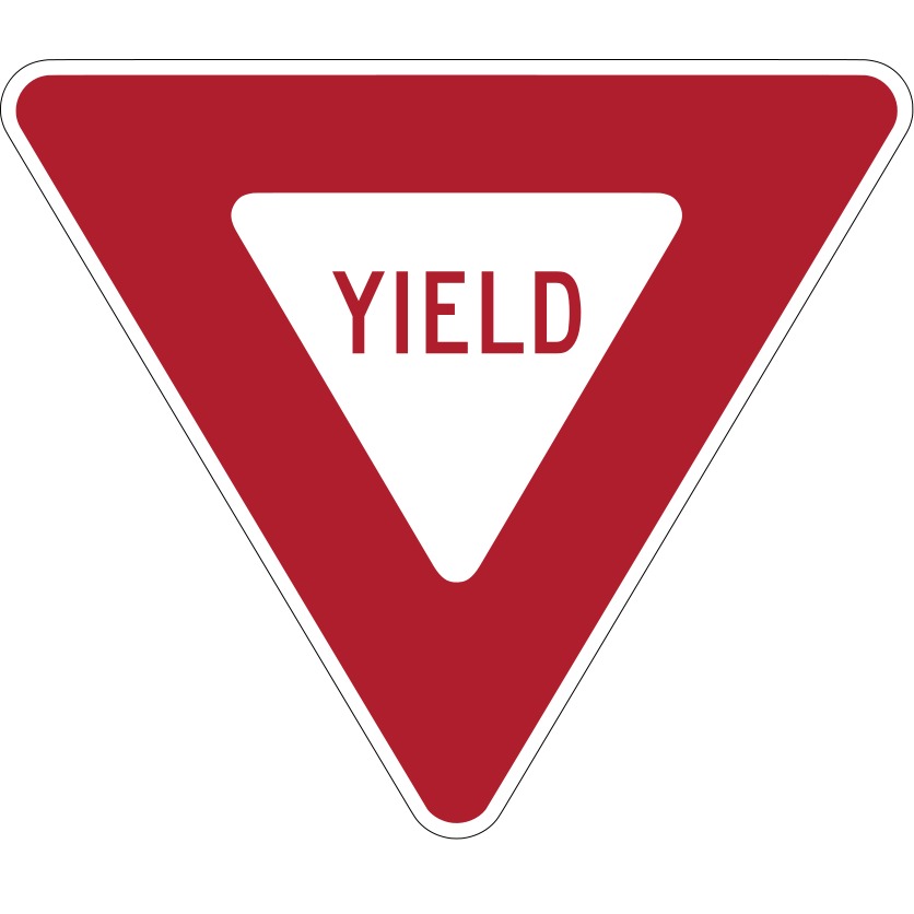 Yield give way road sign roadsign free image download