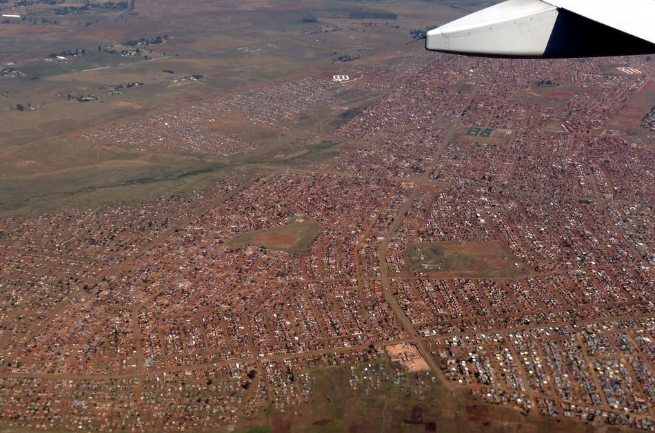 South Africa Johannisburg Township aerial view free image download