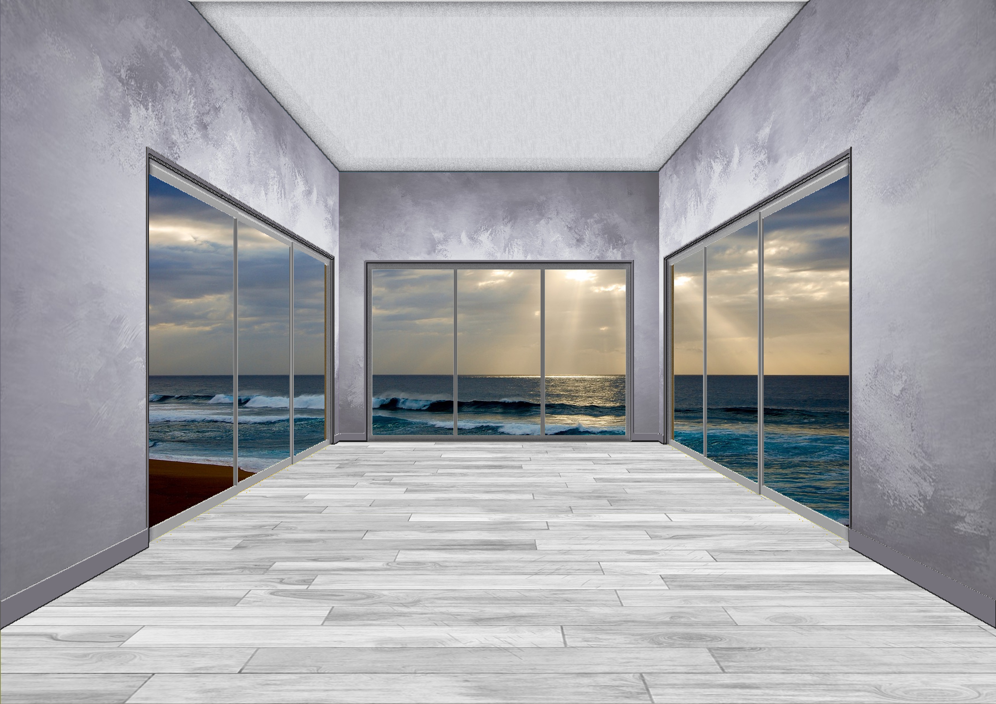 Photo of a room with sea view free image download