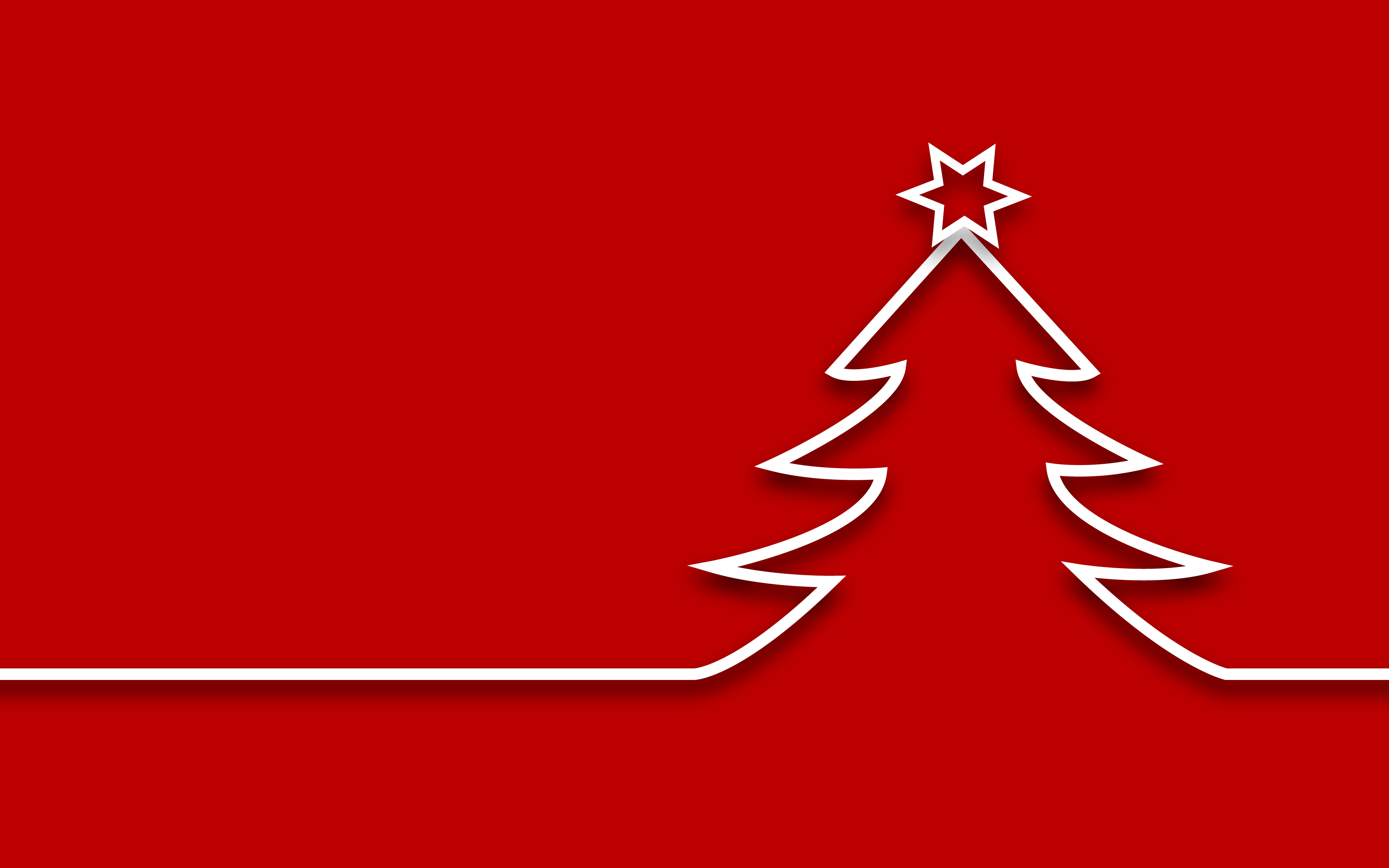 Christmas tree background red drawing free image download