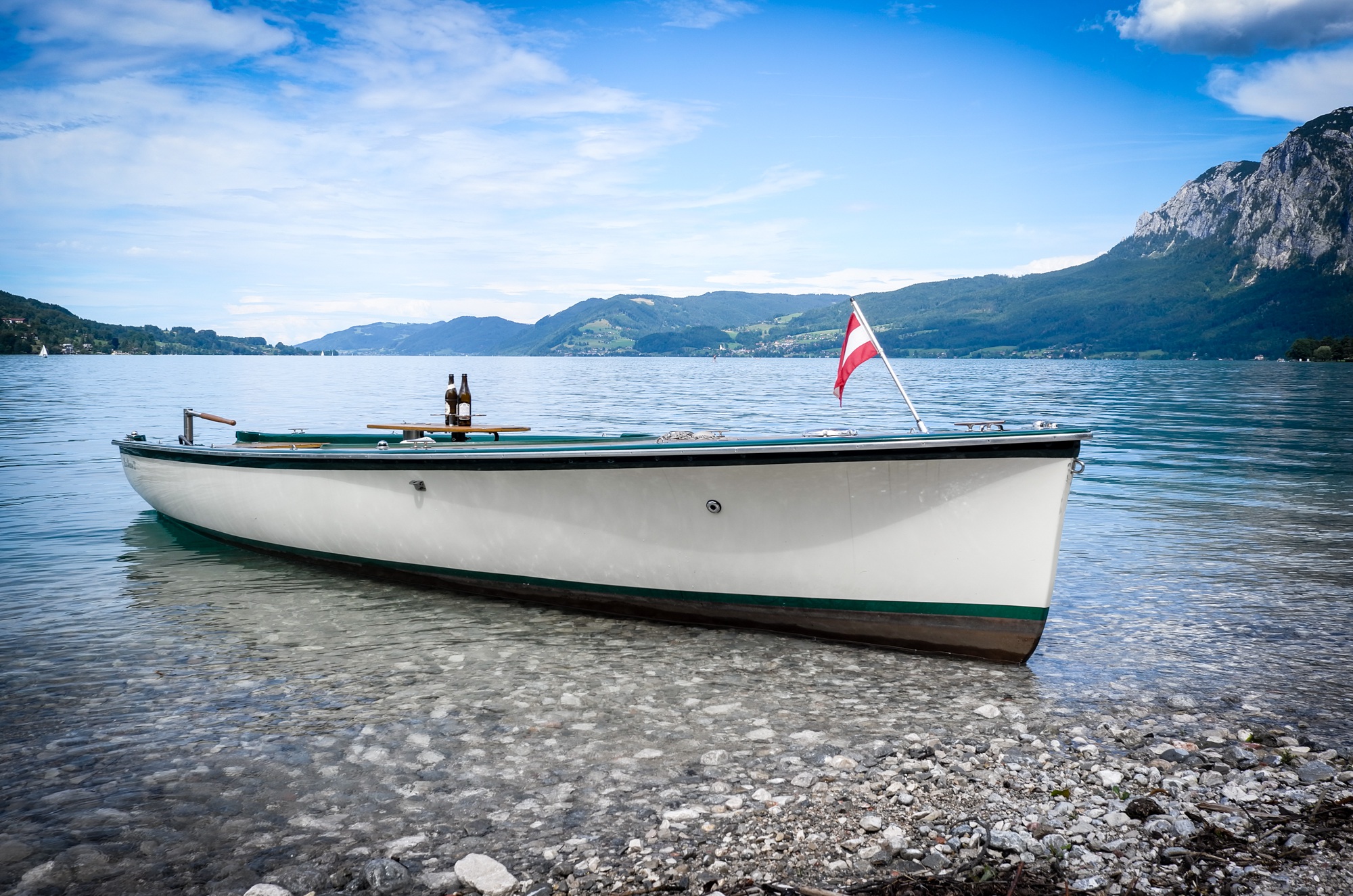 Sea Boat on coast free image download
