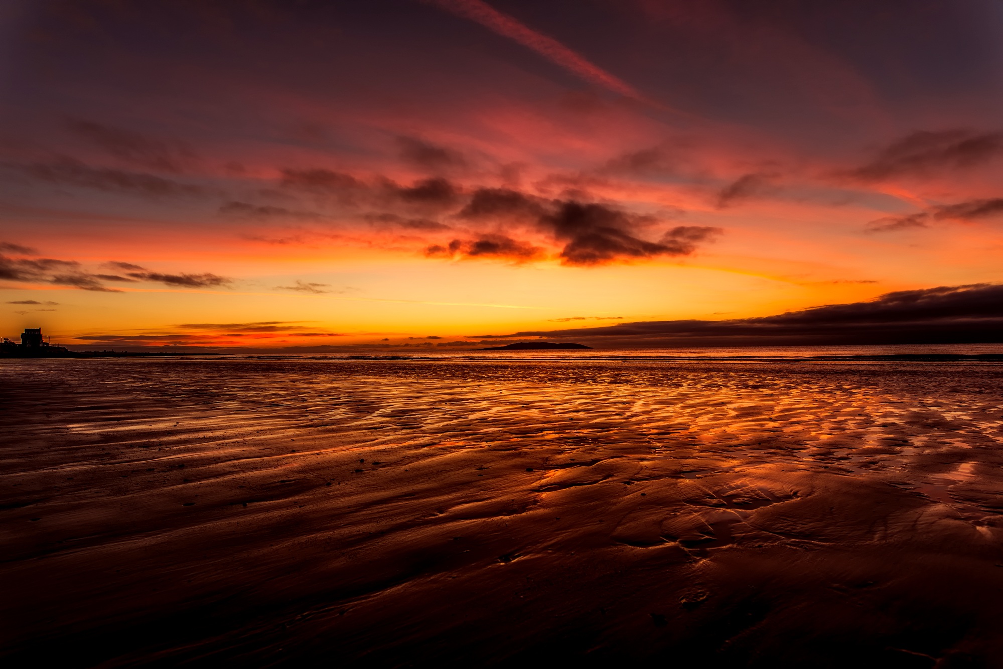 Sunset Dusk tide free image download