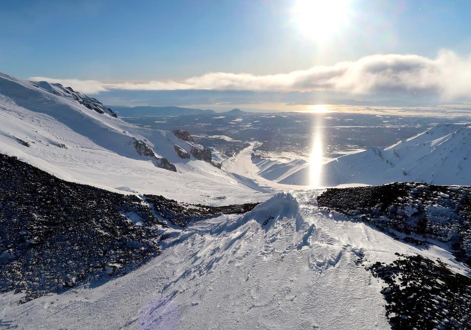Volcano Mountains Ray free image download