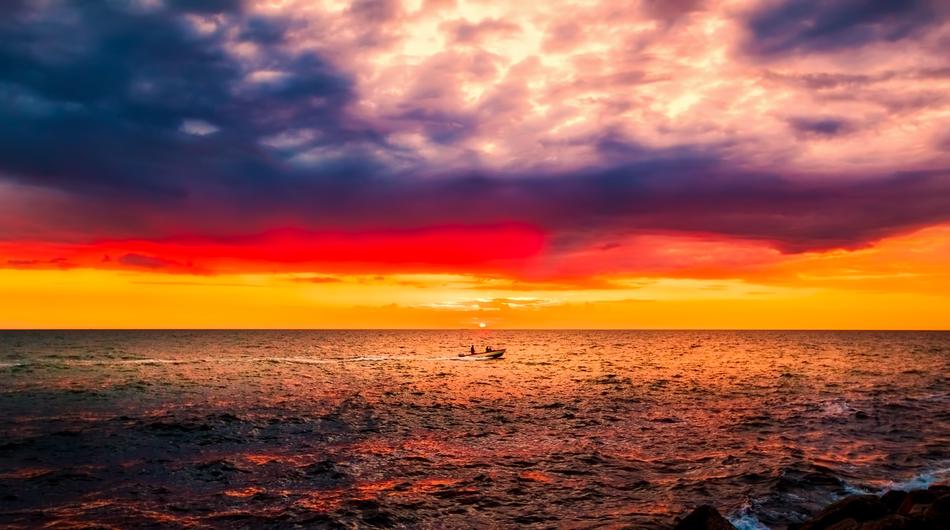 Denmark Sunset Dusk free image download