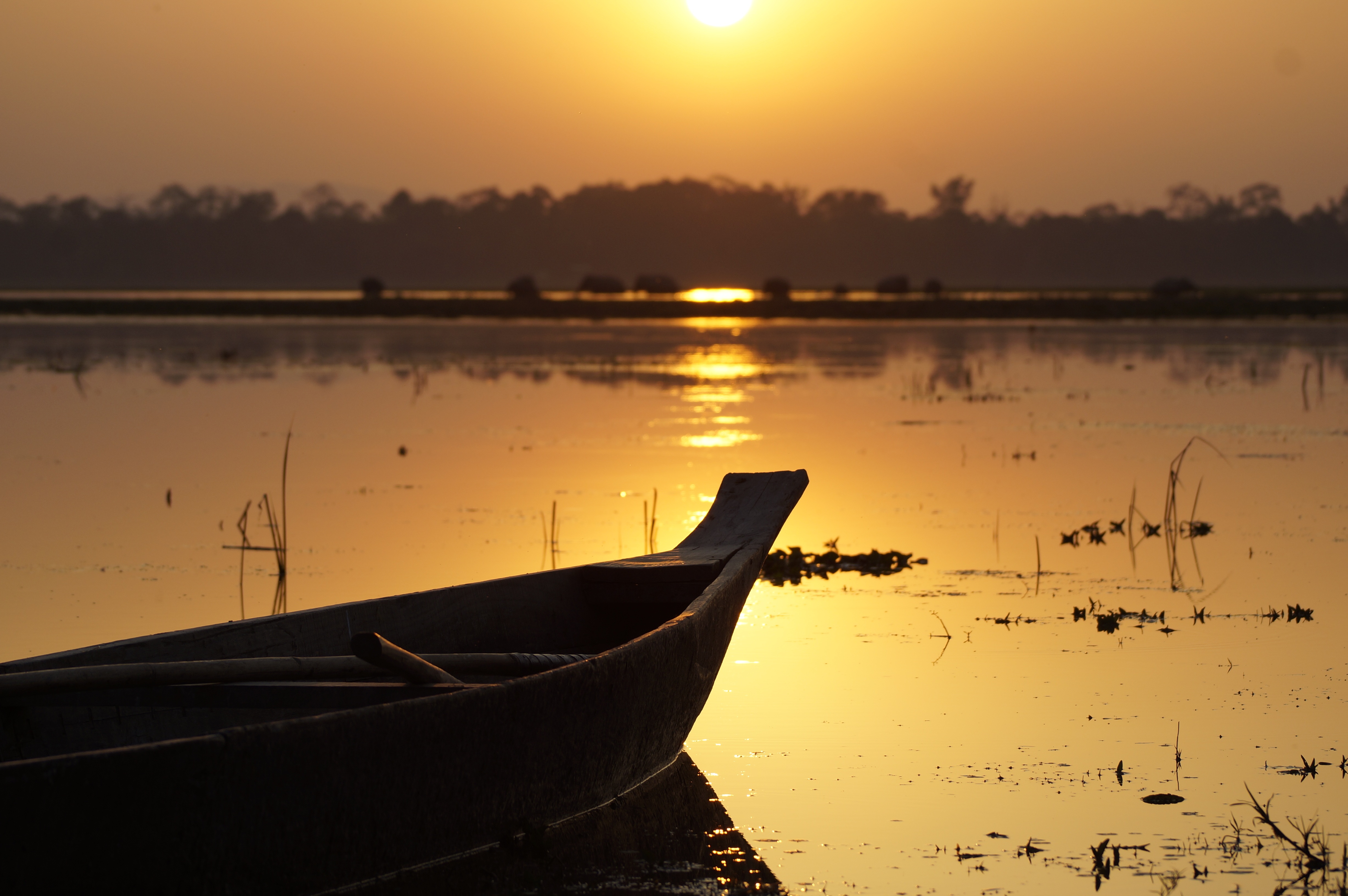 Boat Sunset Nature free image download