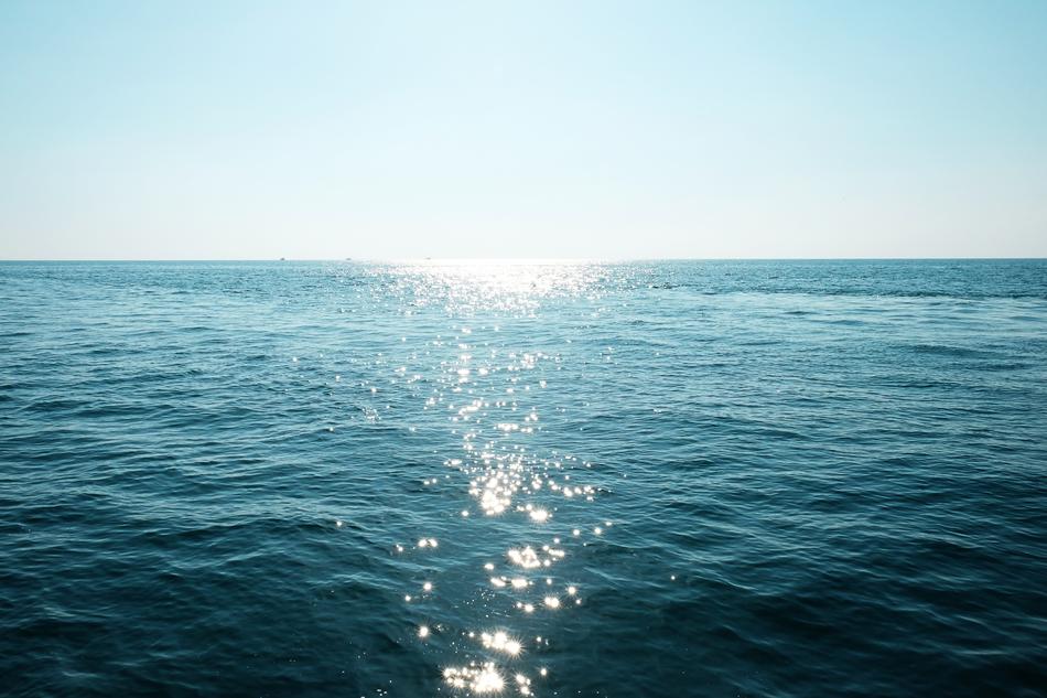 Sunny sea surface free image download
