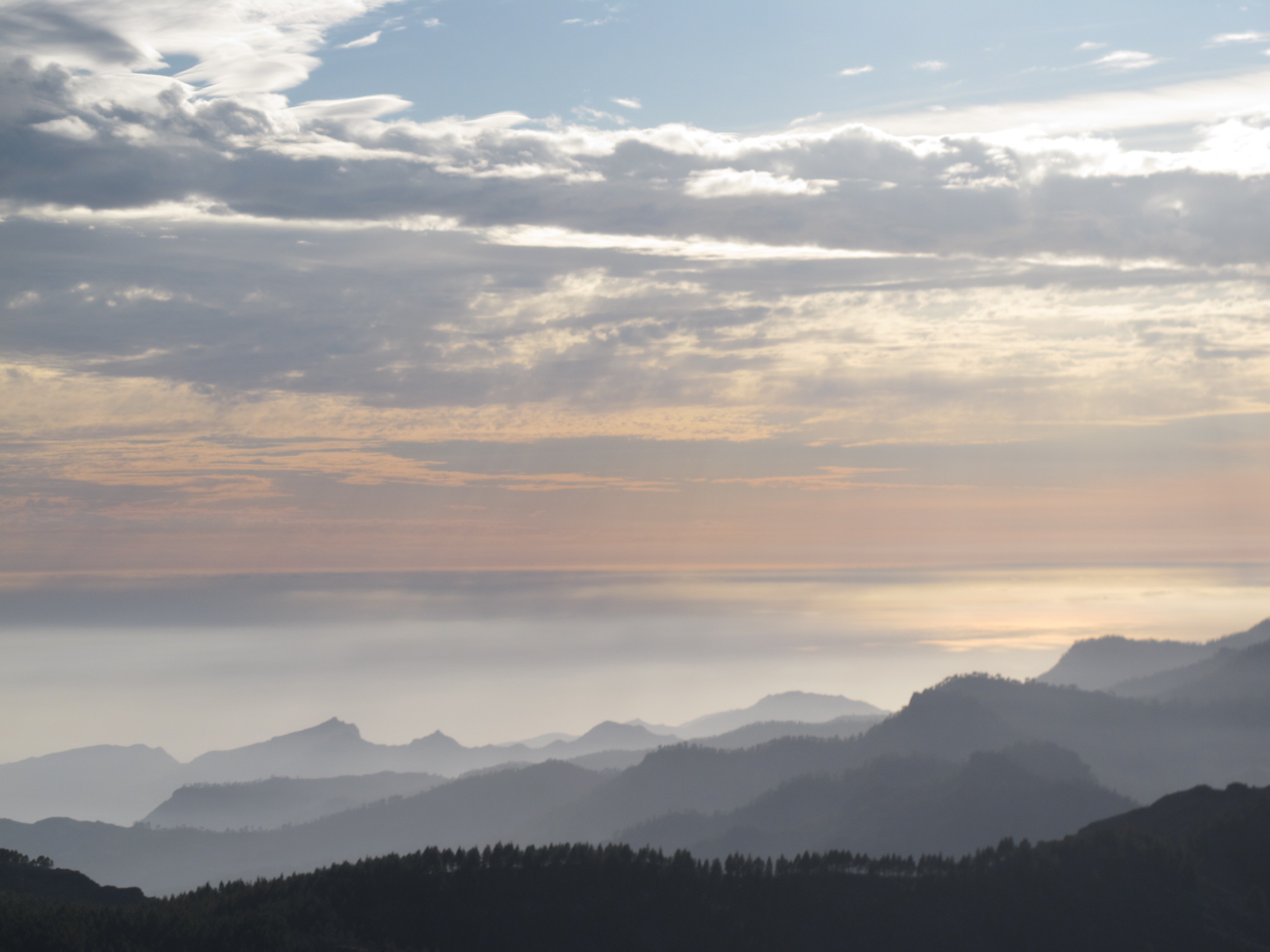 Sunset Sky Mist free image download