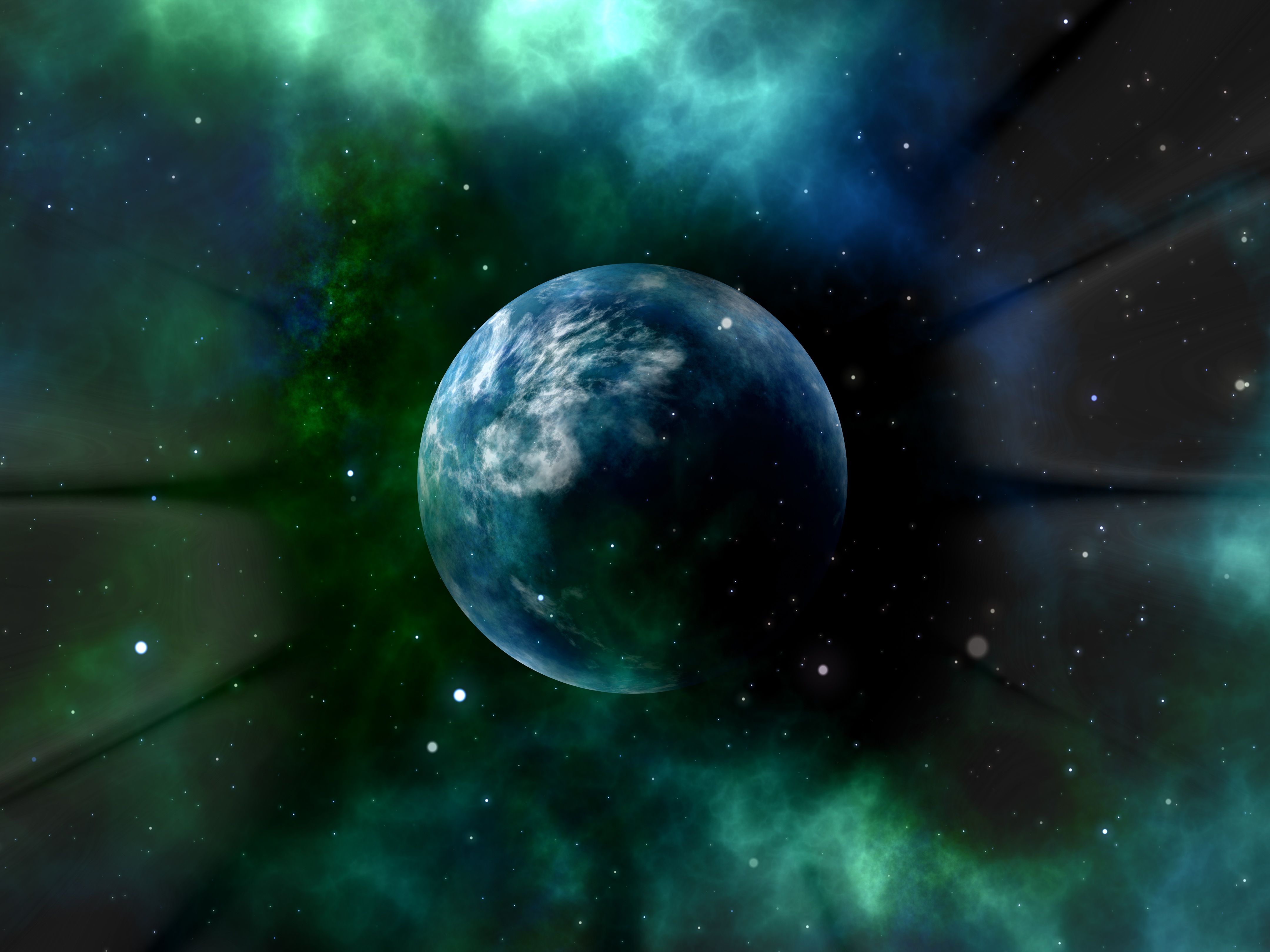 Wallpaper planet in space free image download