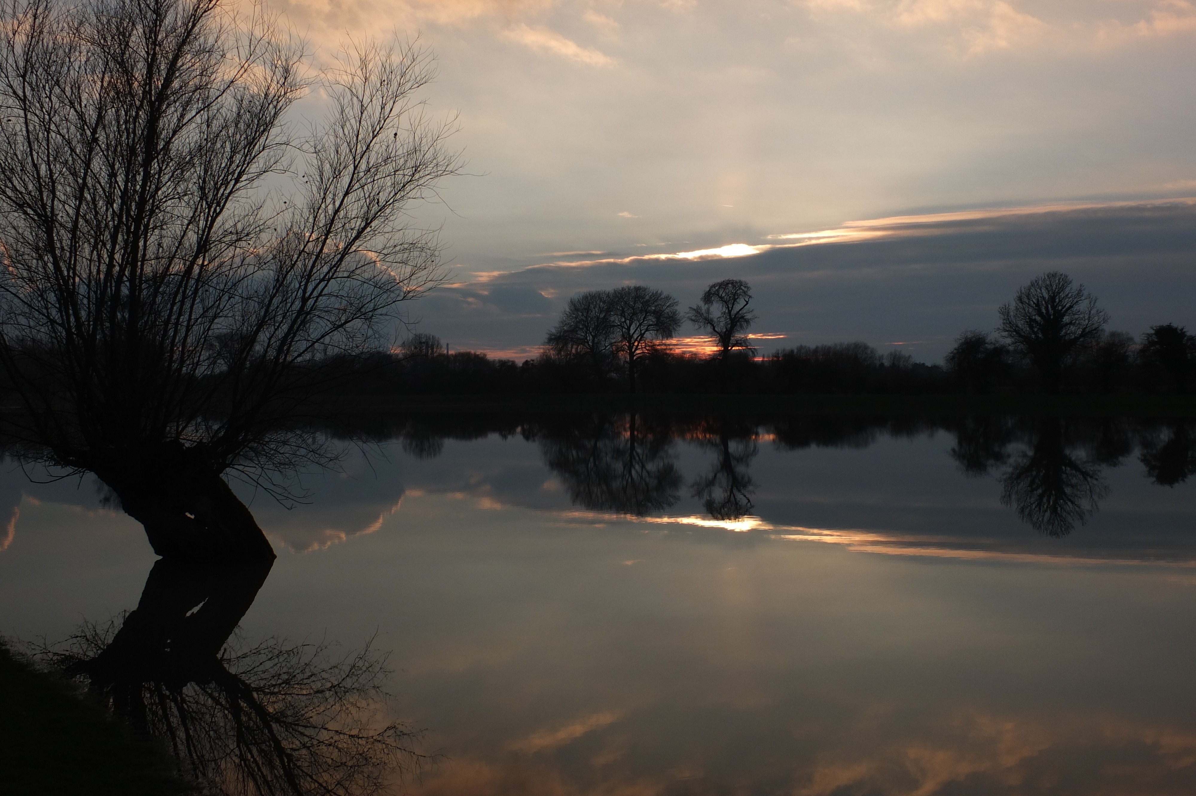 Evening Sunset Landscape free image download
