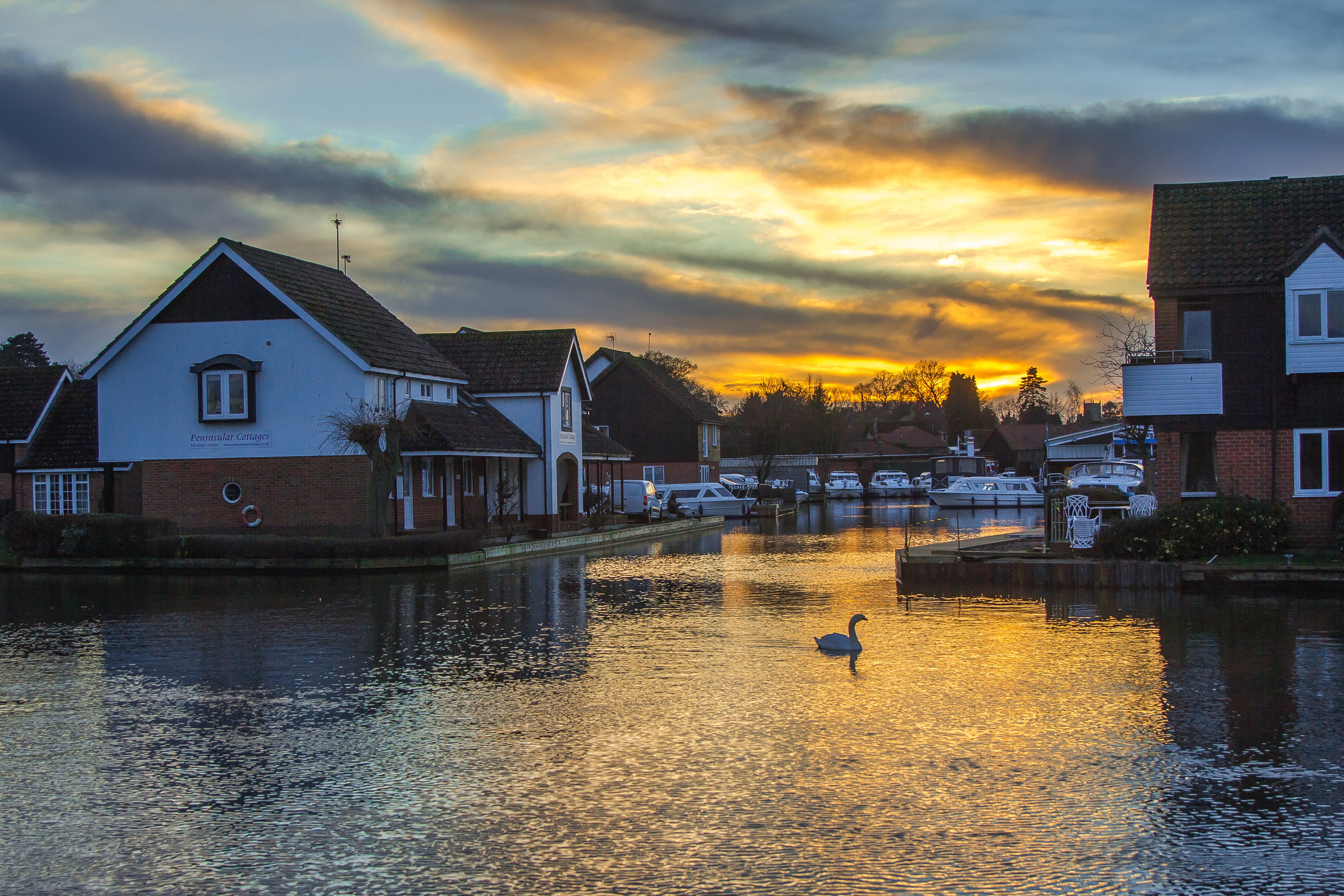 Wroxham Sunset England free image download