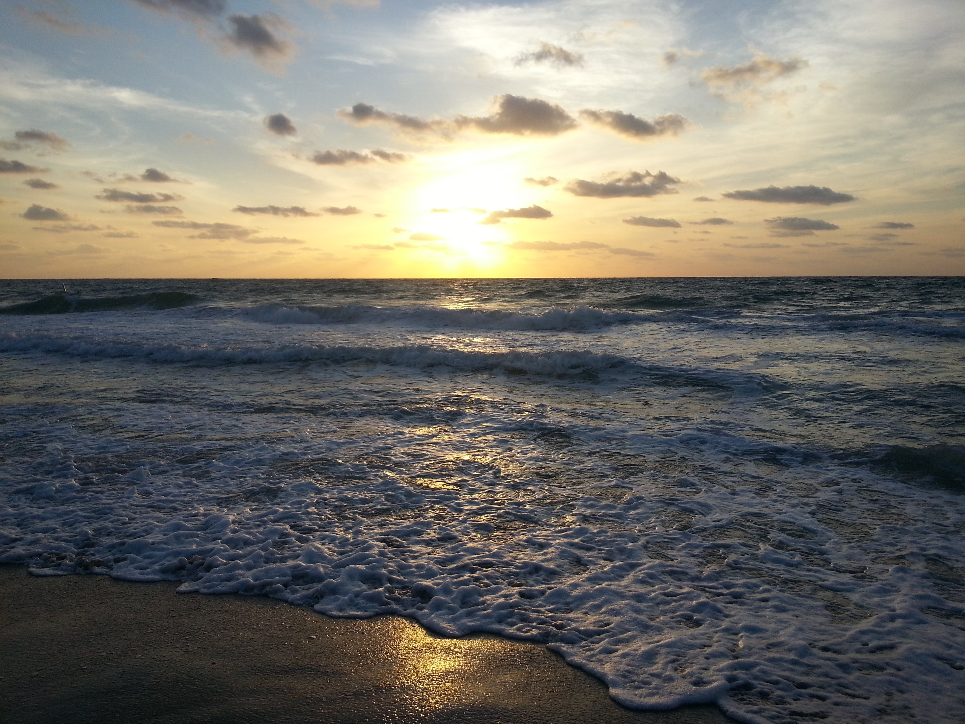Sunrise Beach Ocean free image download