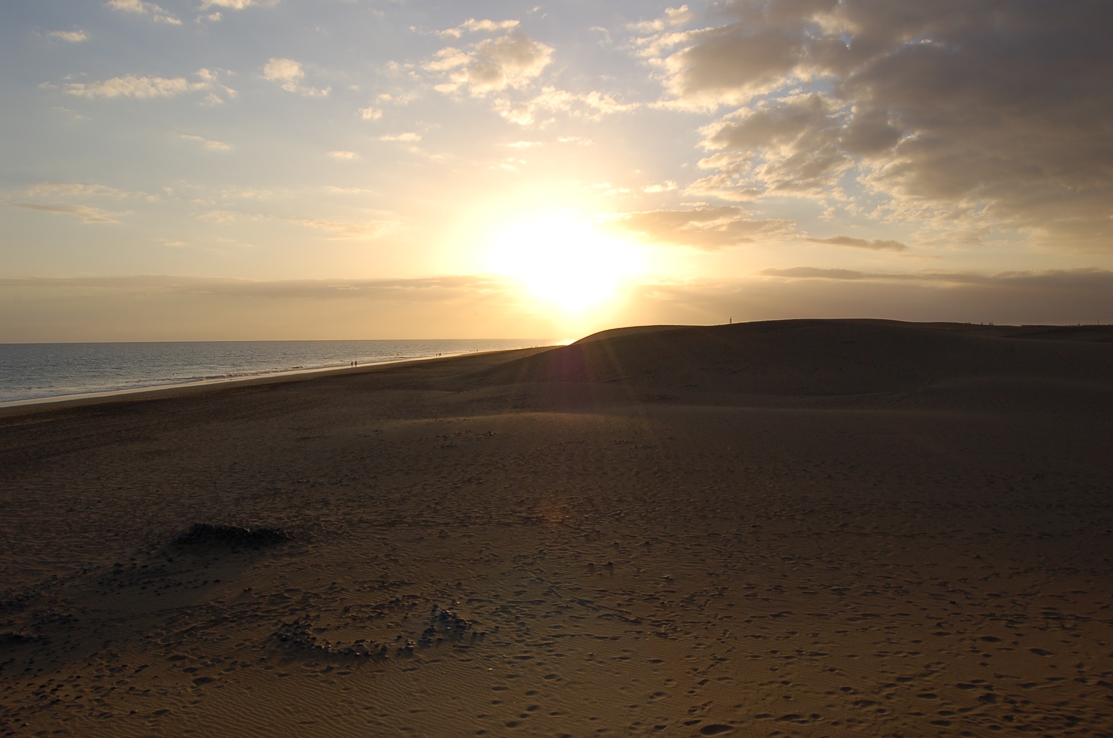 Sunset Beach Sand free image download
