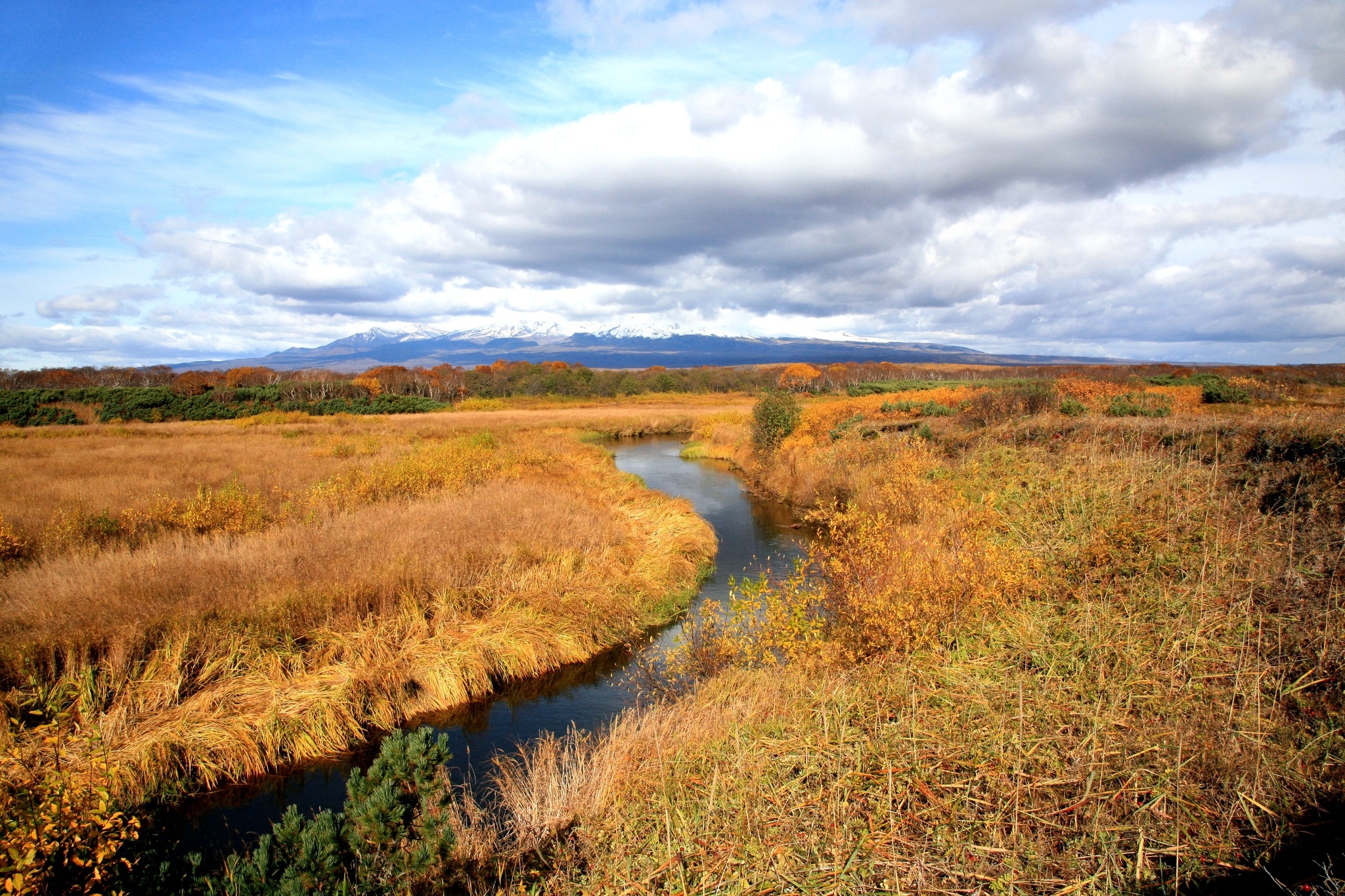 Tundra River Autumn free image download