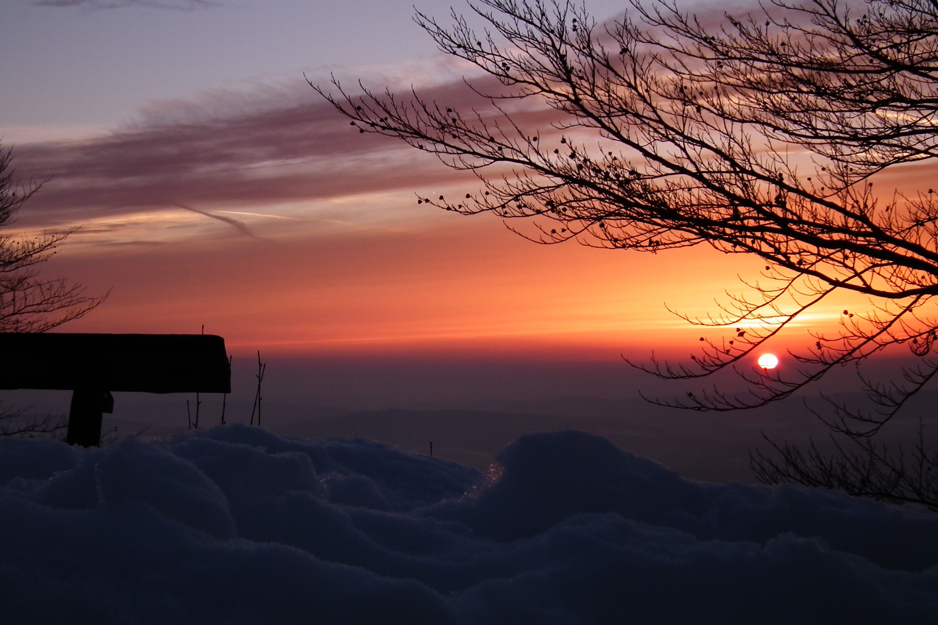 Evening Snow Winter Free Image Download evening-snow-winter-free-image-download