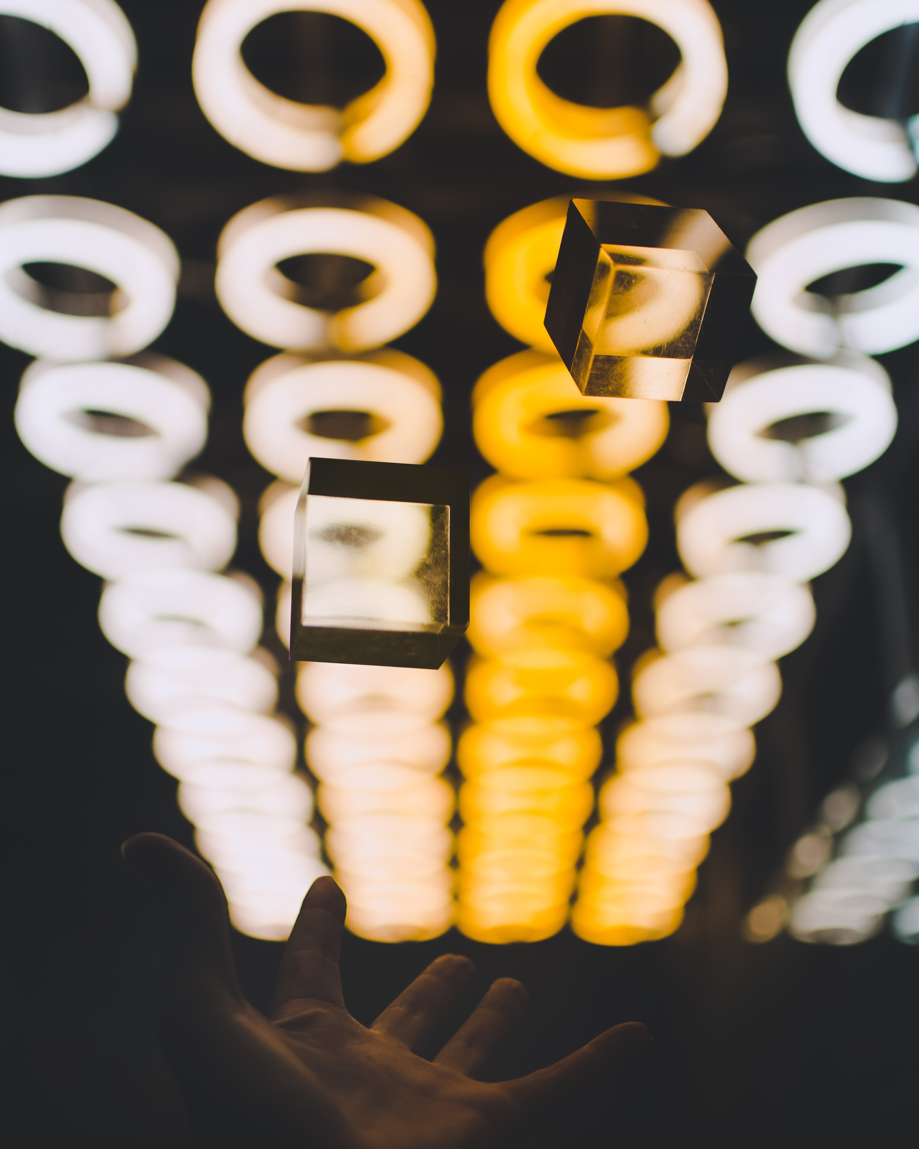 Neon Lights Square free image download