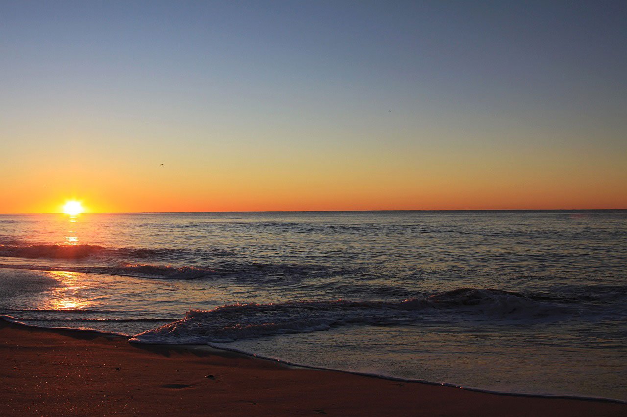 Beach Sunrise Daybreak free image download