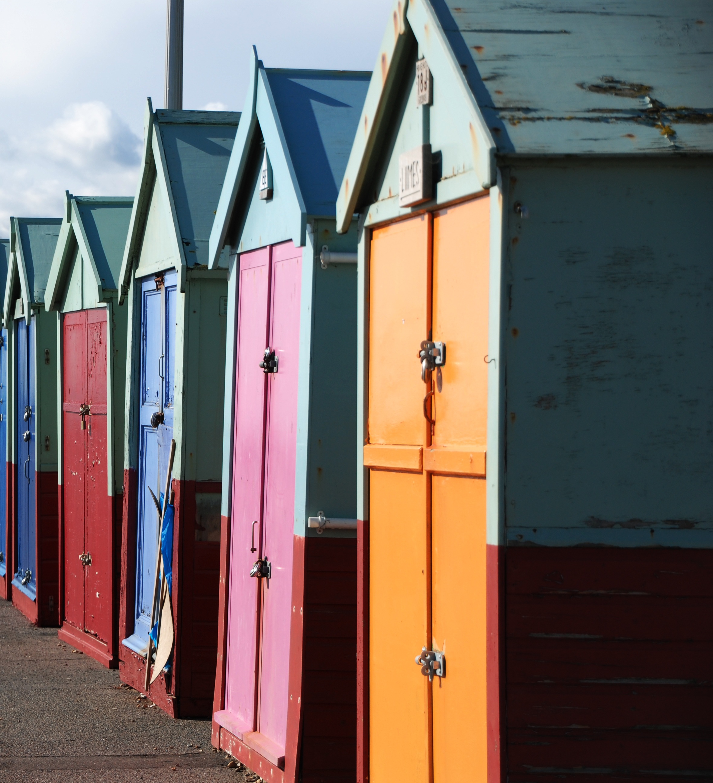 Brighton Beach Huts free image download