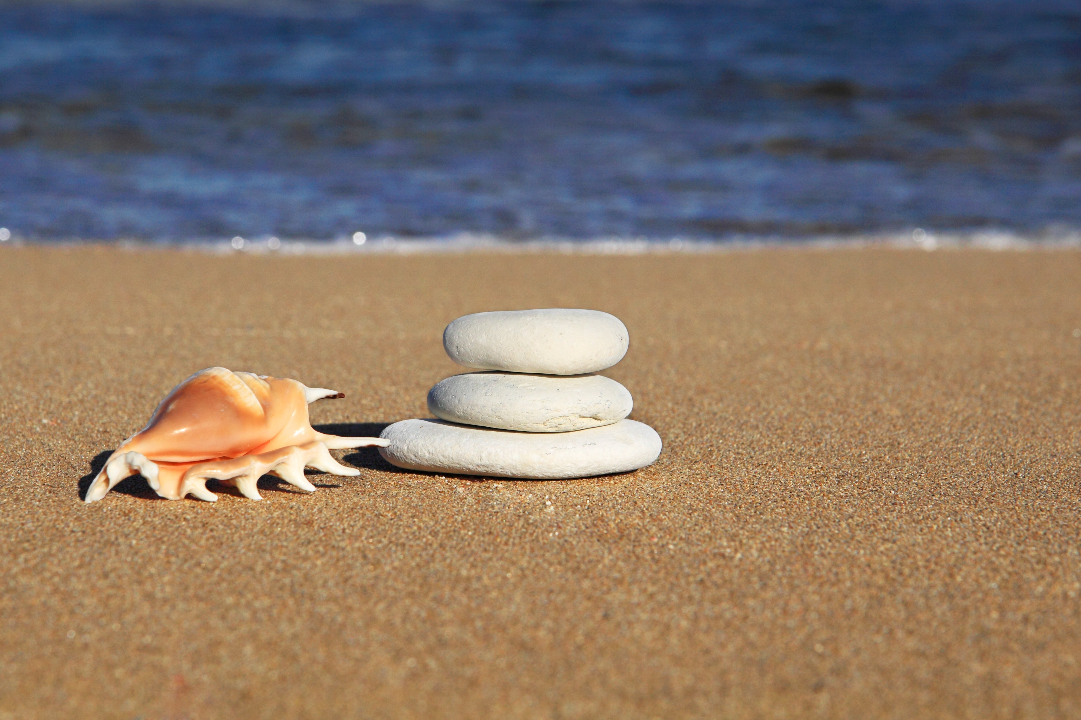 Balance Beach Blue free image download