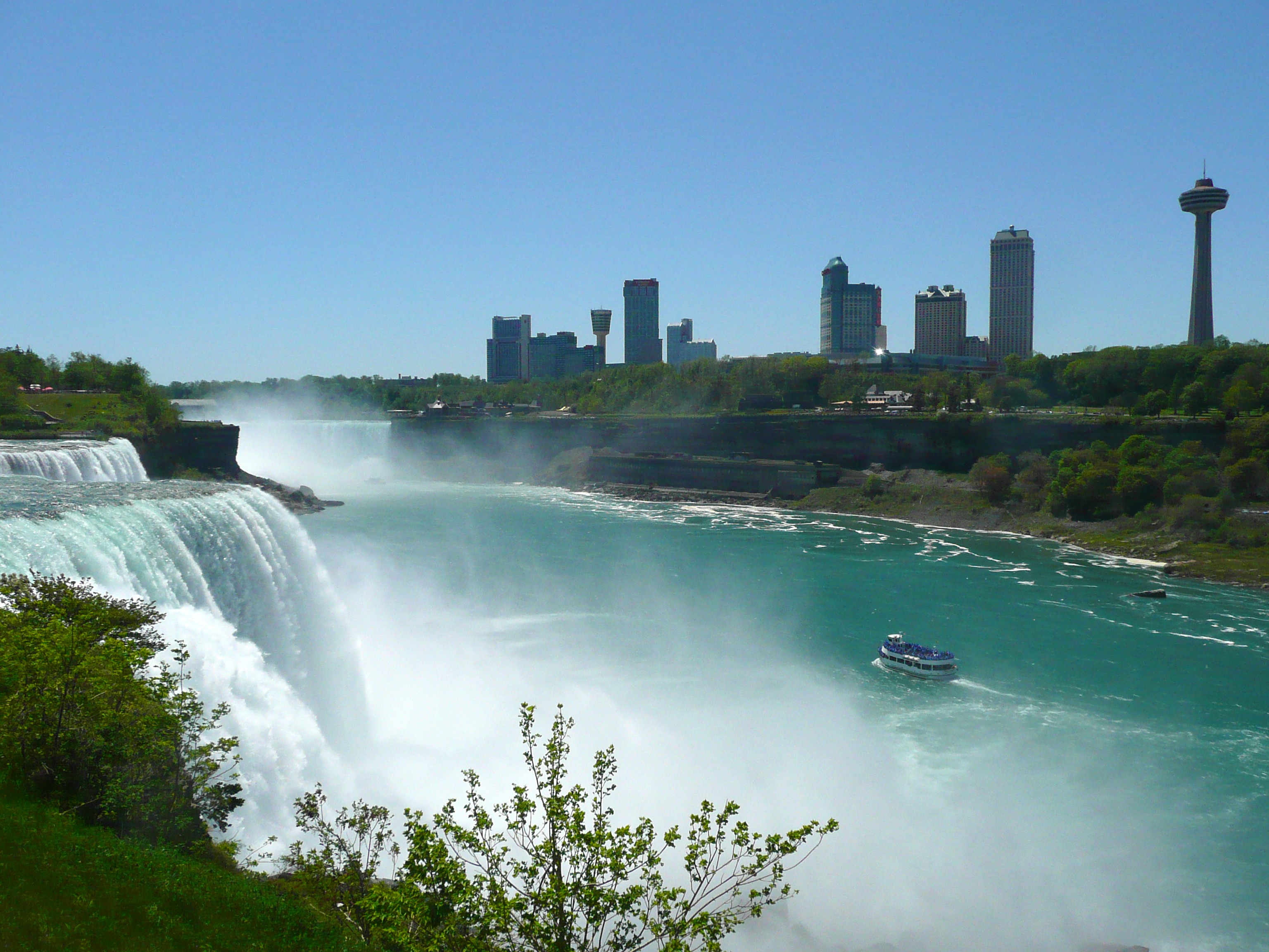 Niagara Falls Waterfall Skyline free image download
