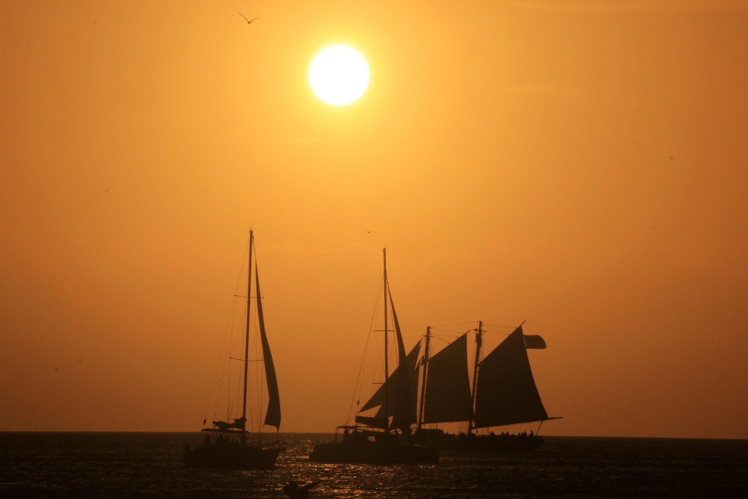 Ships Sun Sunset free image download