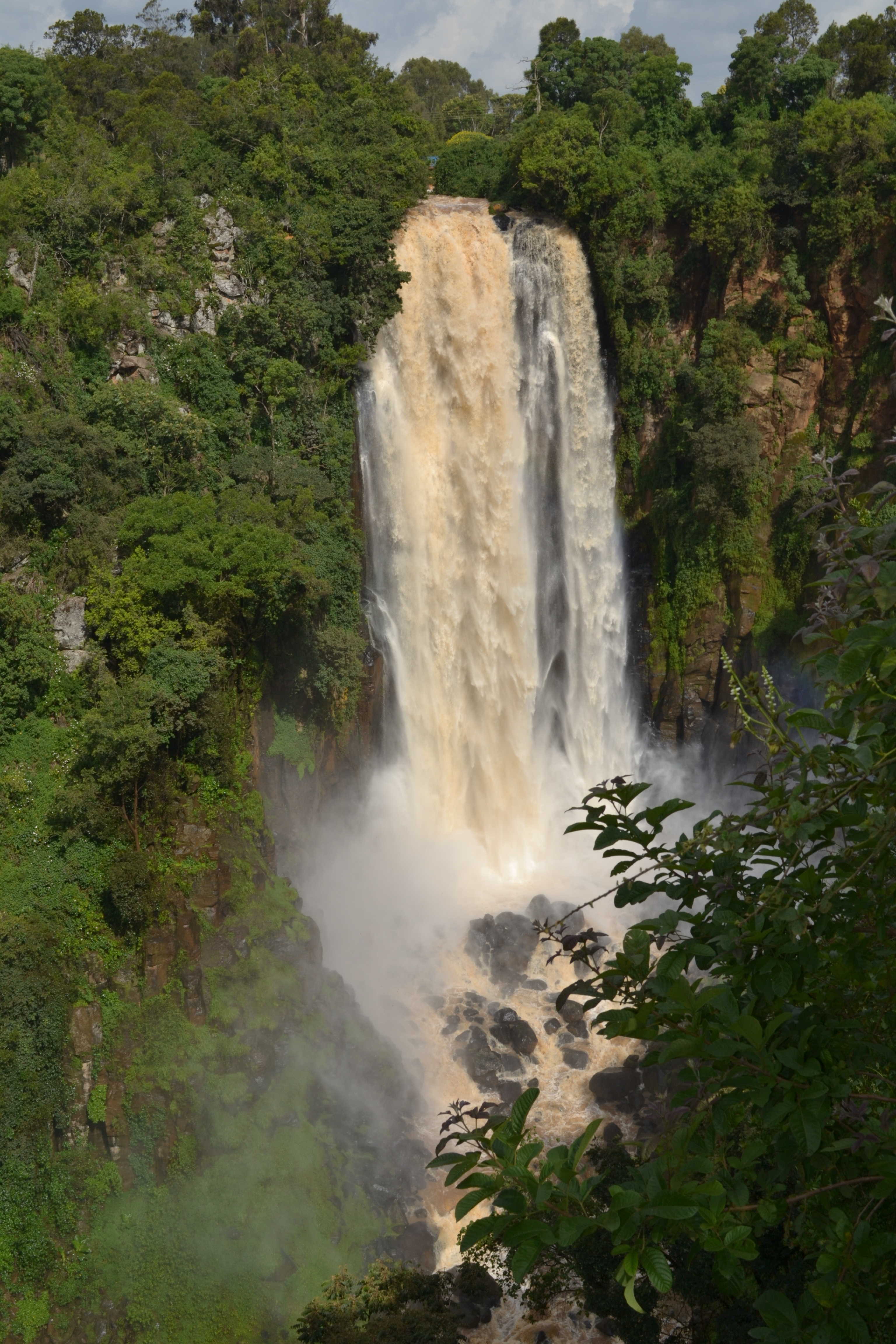 Kenya Waterfall Nature free image download