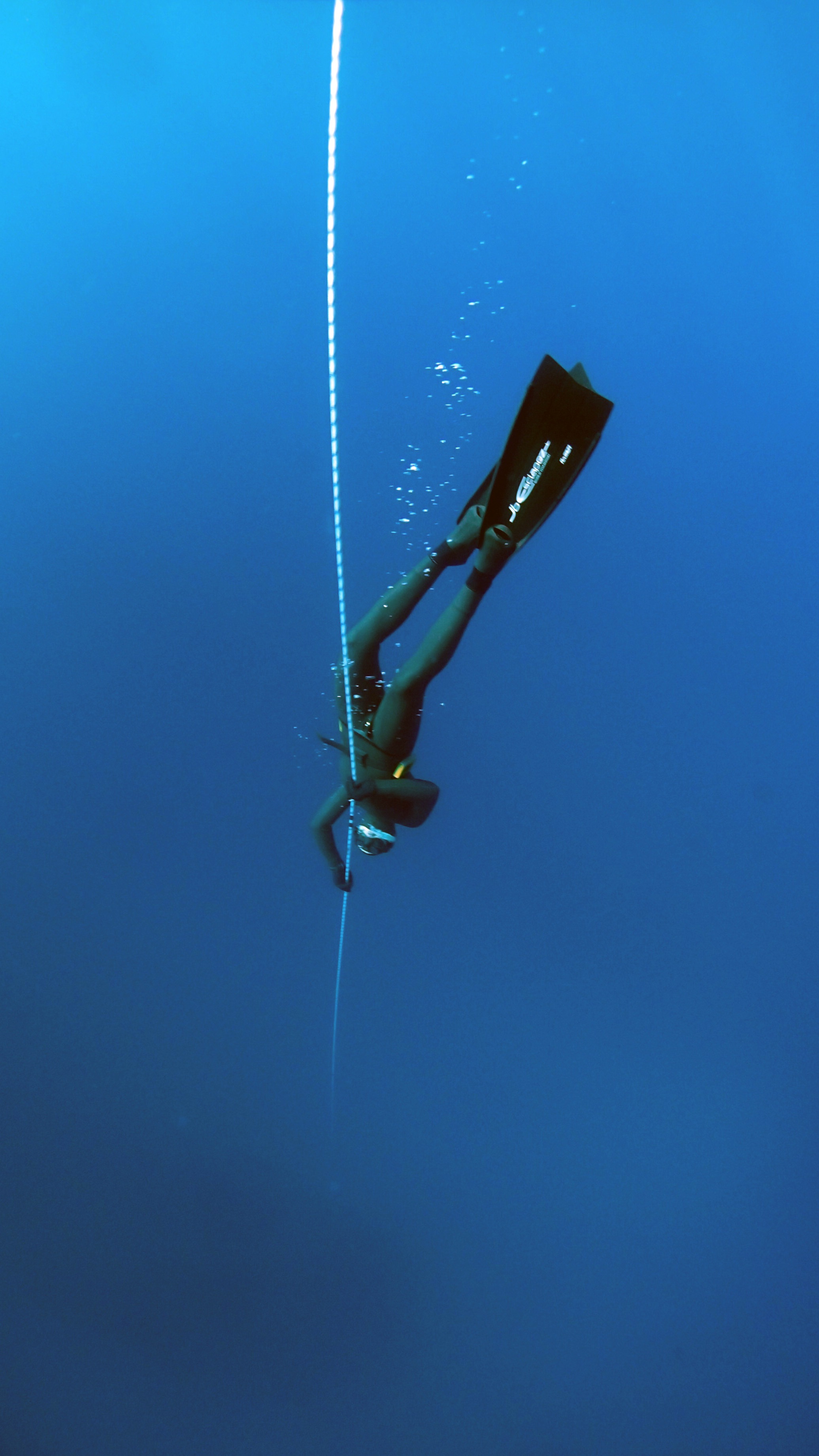 Blue Deep Diving Ocean free image download