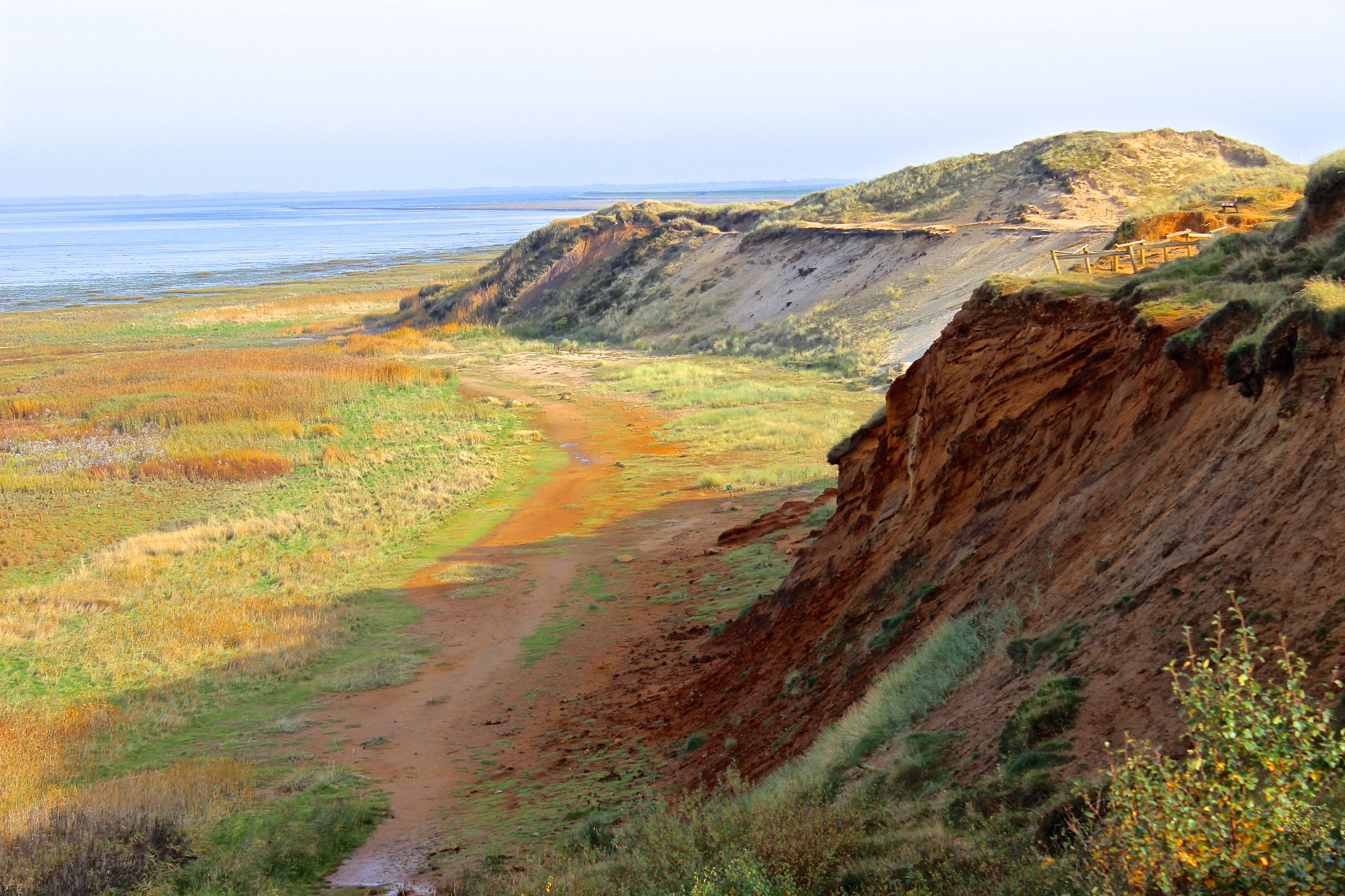 Red Cliffs Wadden Sea North free image download