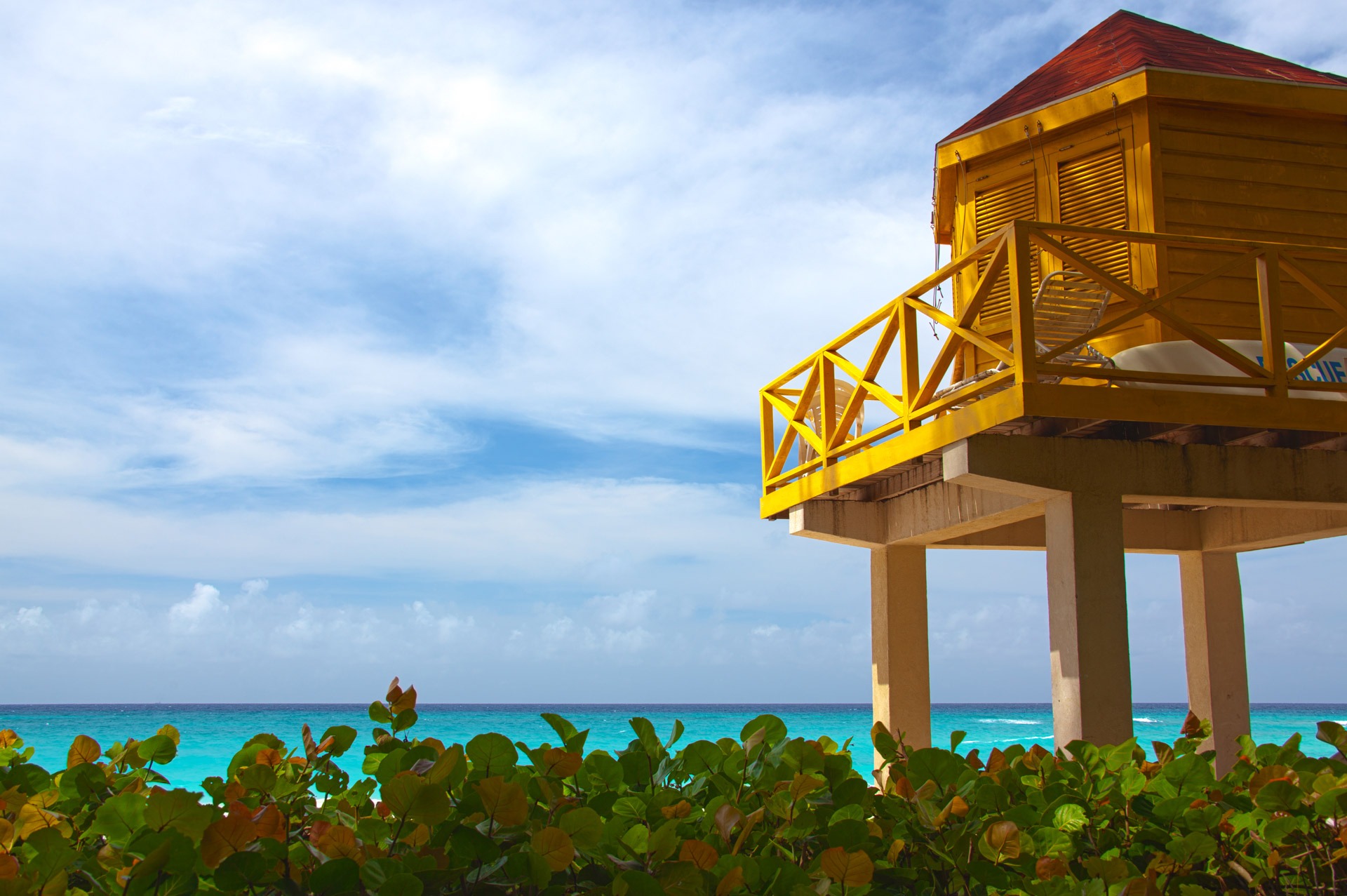 Lifeguard Beach Tower free image download
