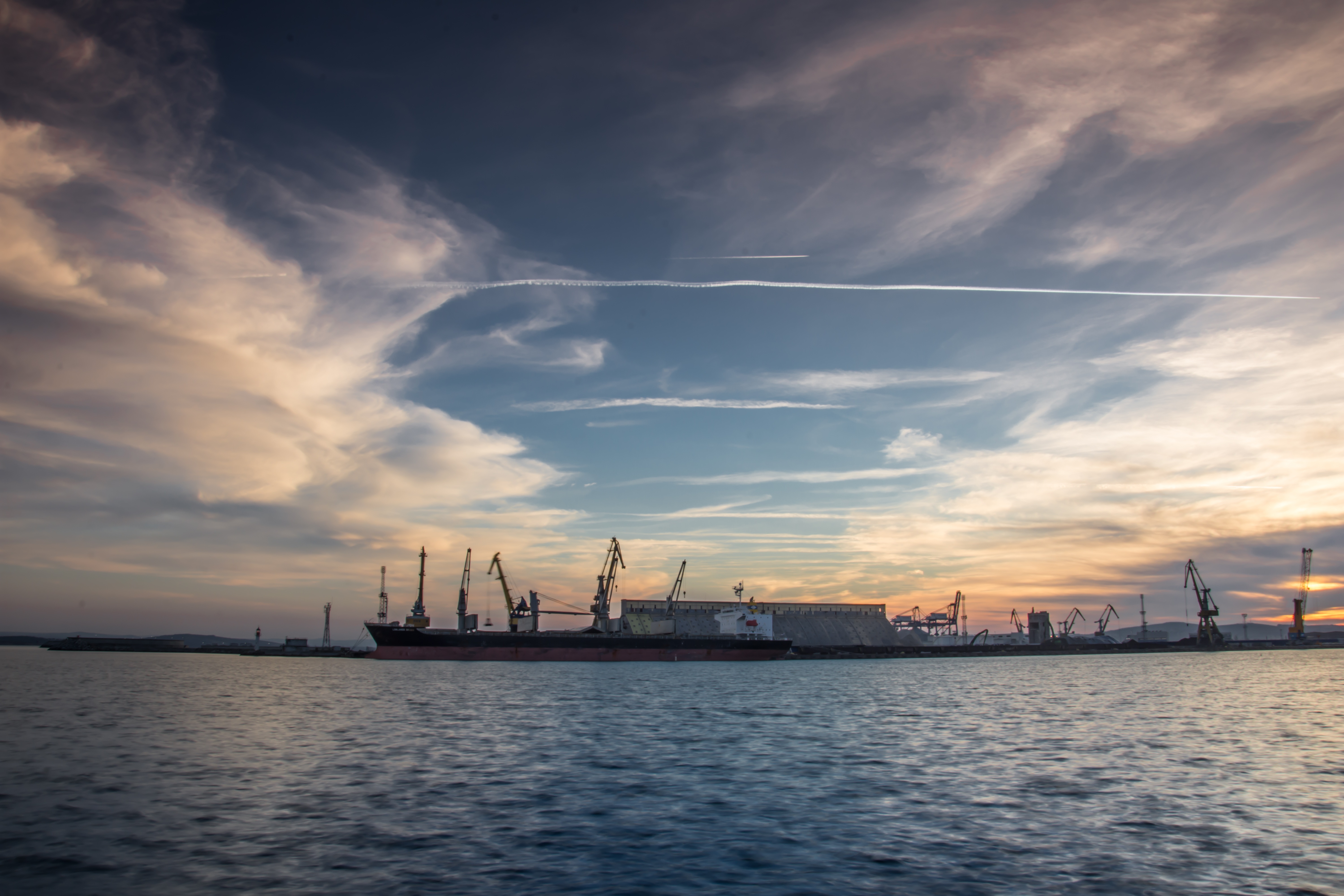 Port Burgas Harbor Bulgaria free image download