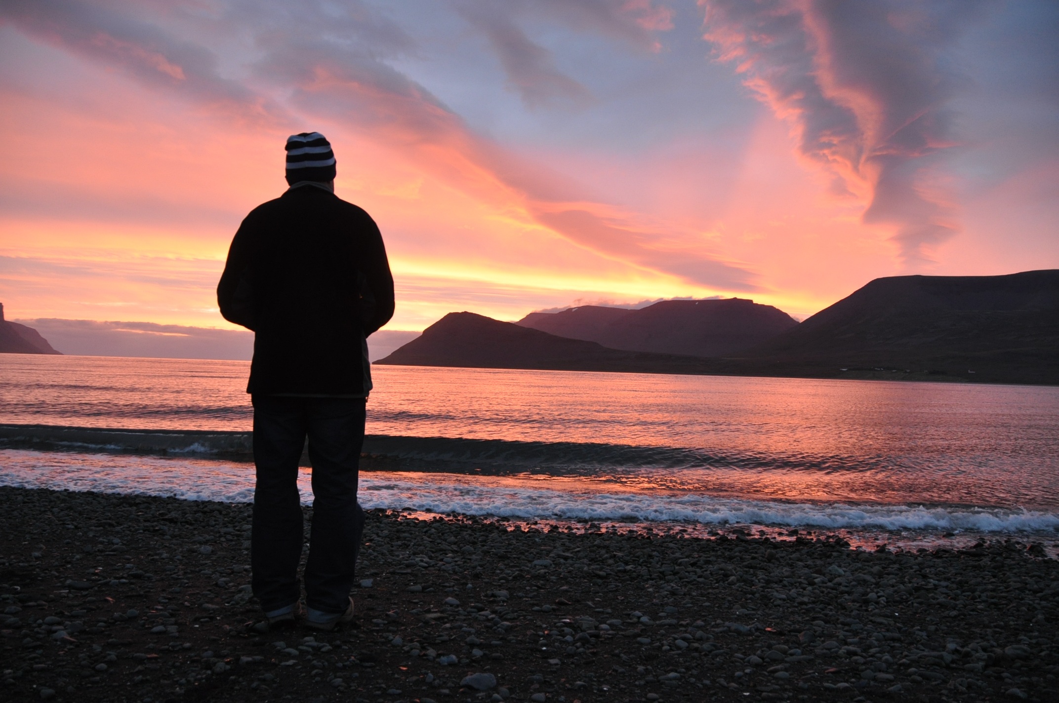 Sunset Alone View free image download