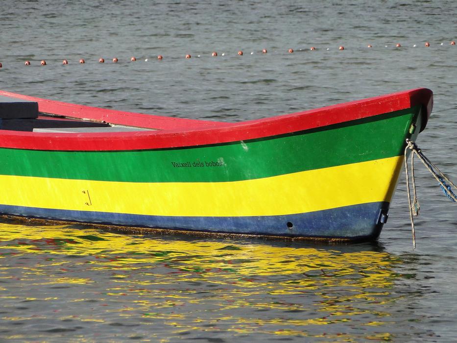 Boat Colors Water free image download