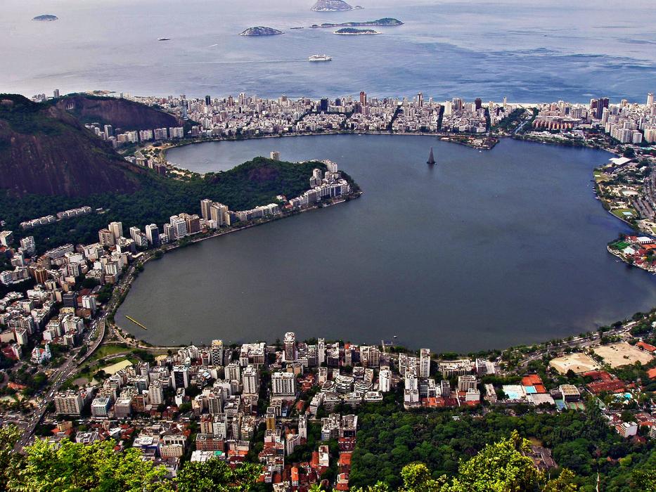 Rio De Janeiro Lagoon City free image download